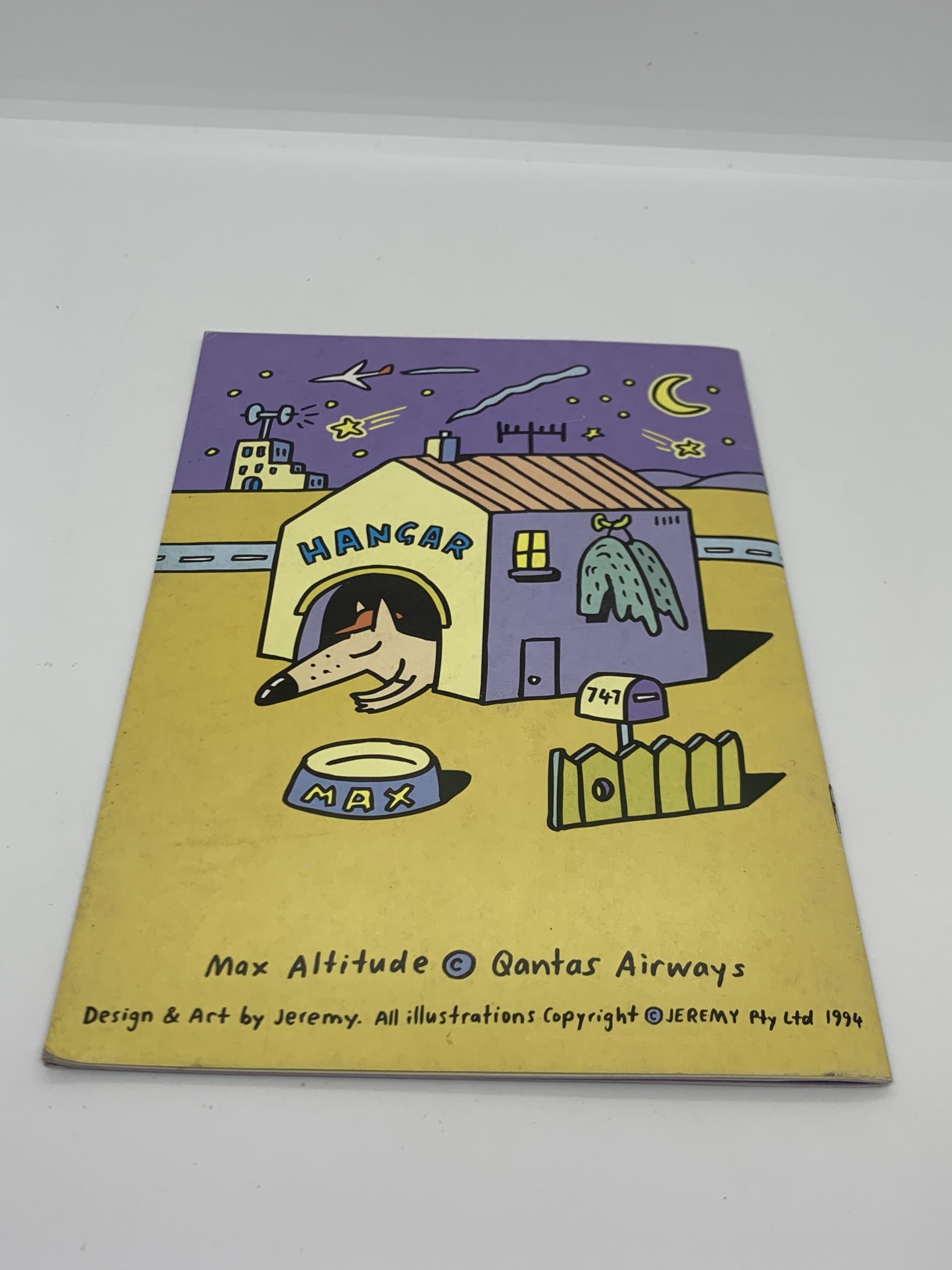 Max Altitude Trip Diary - Qantas 1994 - Vintage Keepsakes