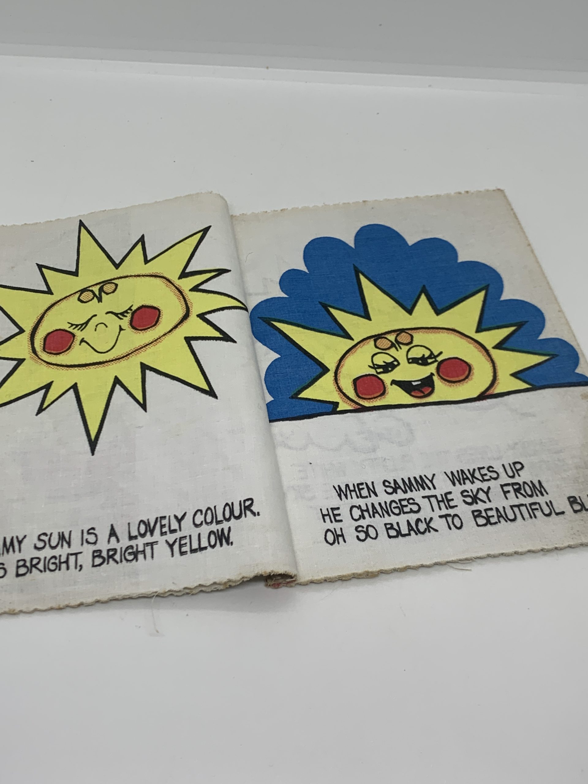 Sammy Sun Cloth Book - Janelle - Lin-Print Books - Vintage Keepsakes