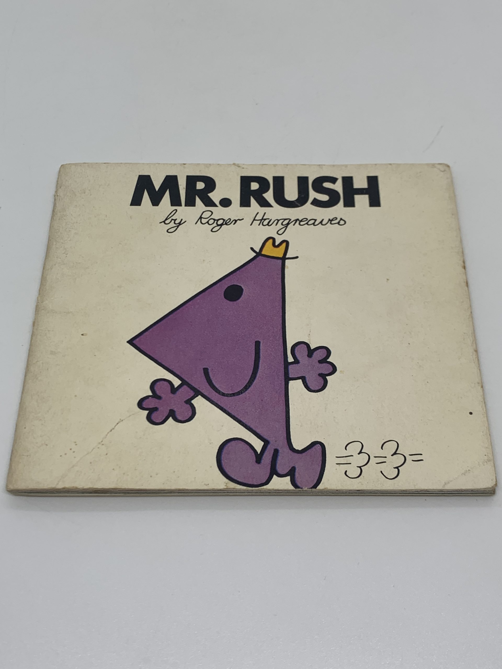 Mr Rush - Roger Hargreaves - Thurman Publishing 1978 - Vintage Keepsakes