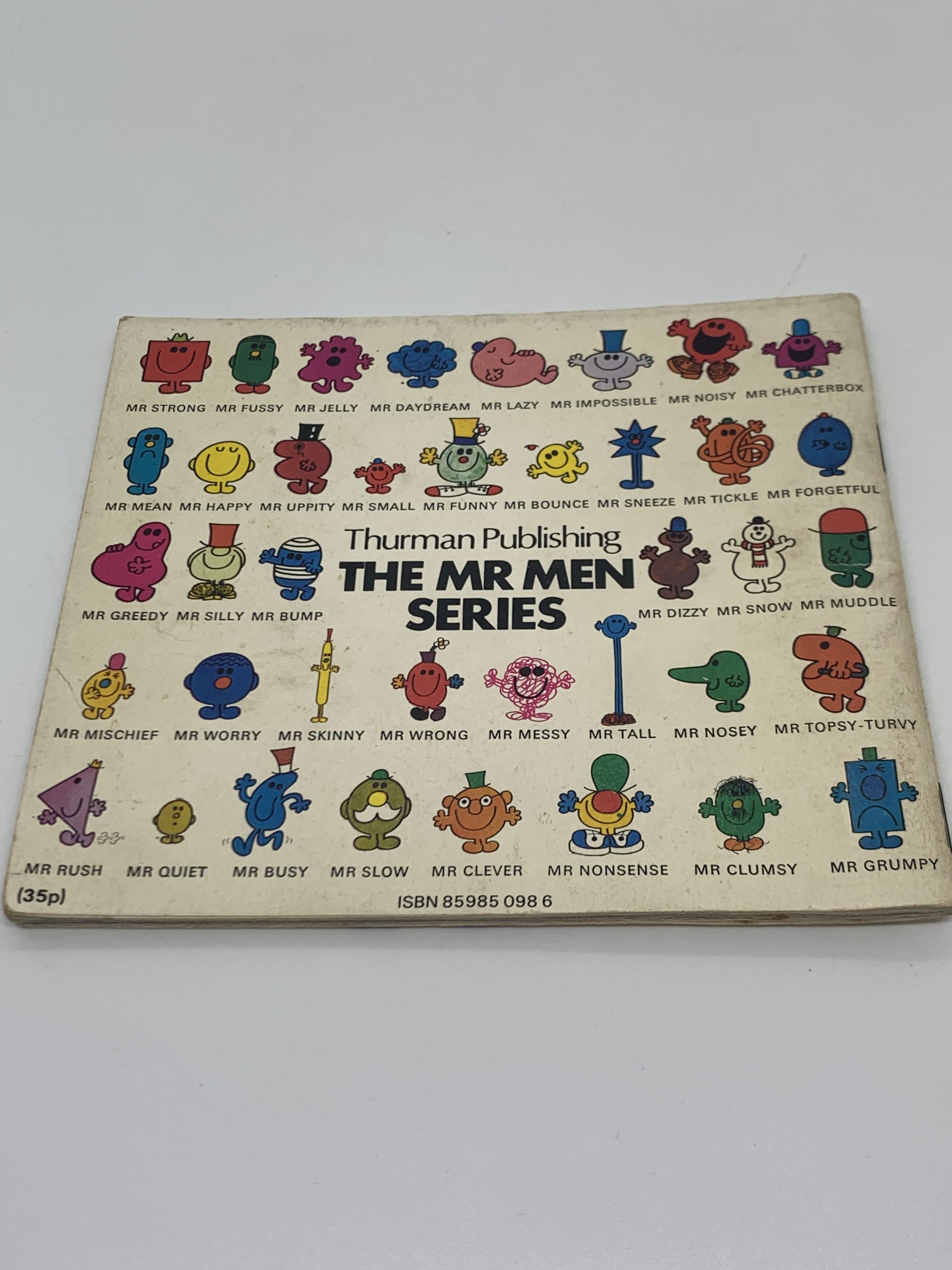 Mr Rush - Roger Hargreaves - Thurman Publishing 1978 - Vintage Keepsakes