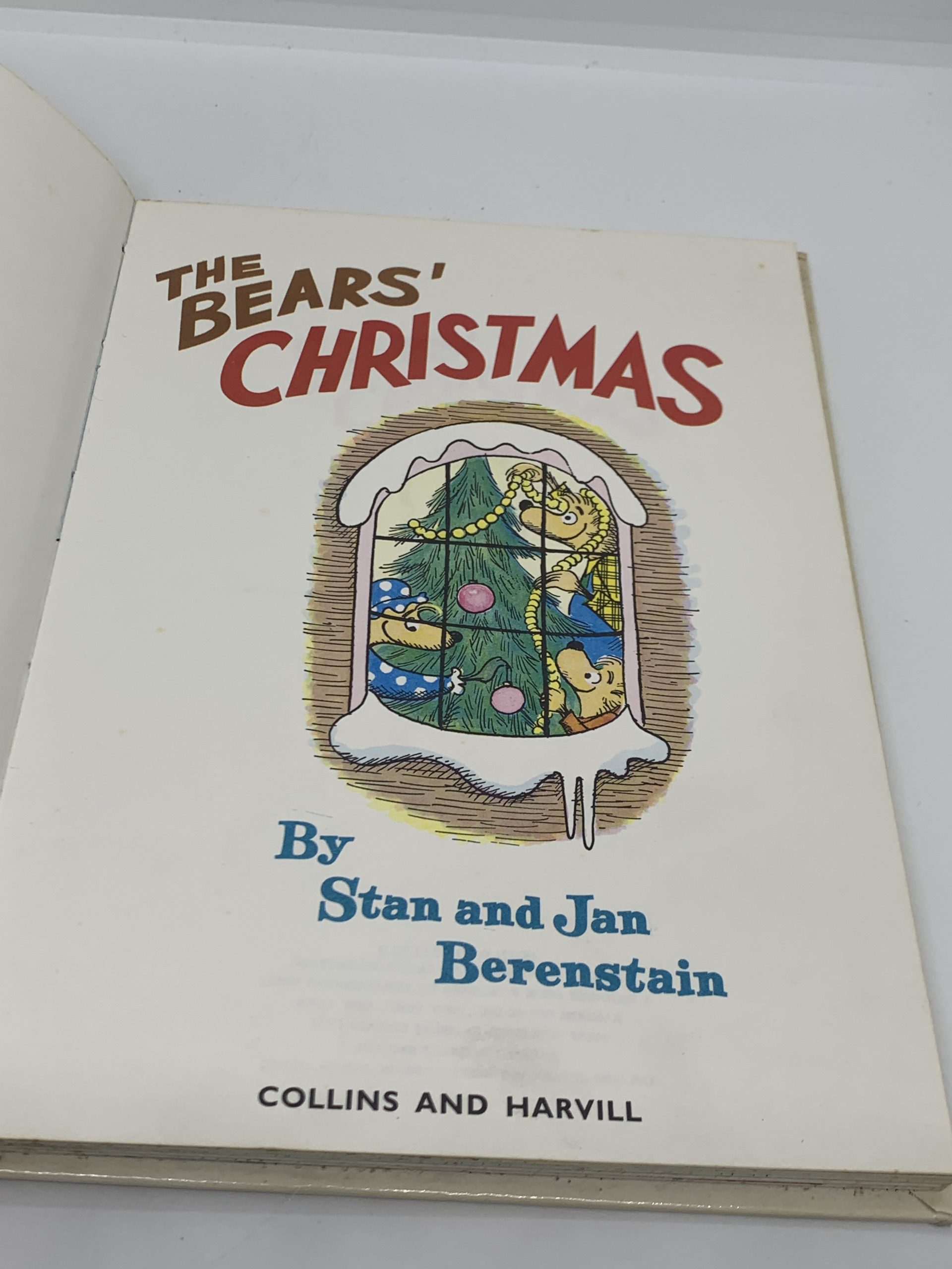 The Bears Christmas - Stan and Jan Berenstain - Collins and Harvill ...