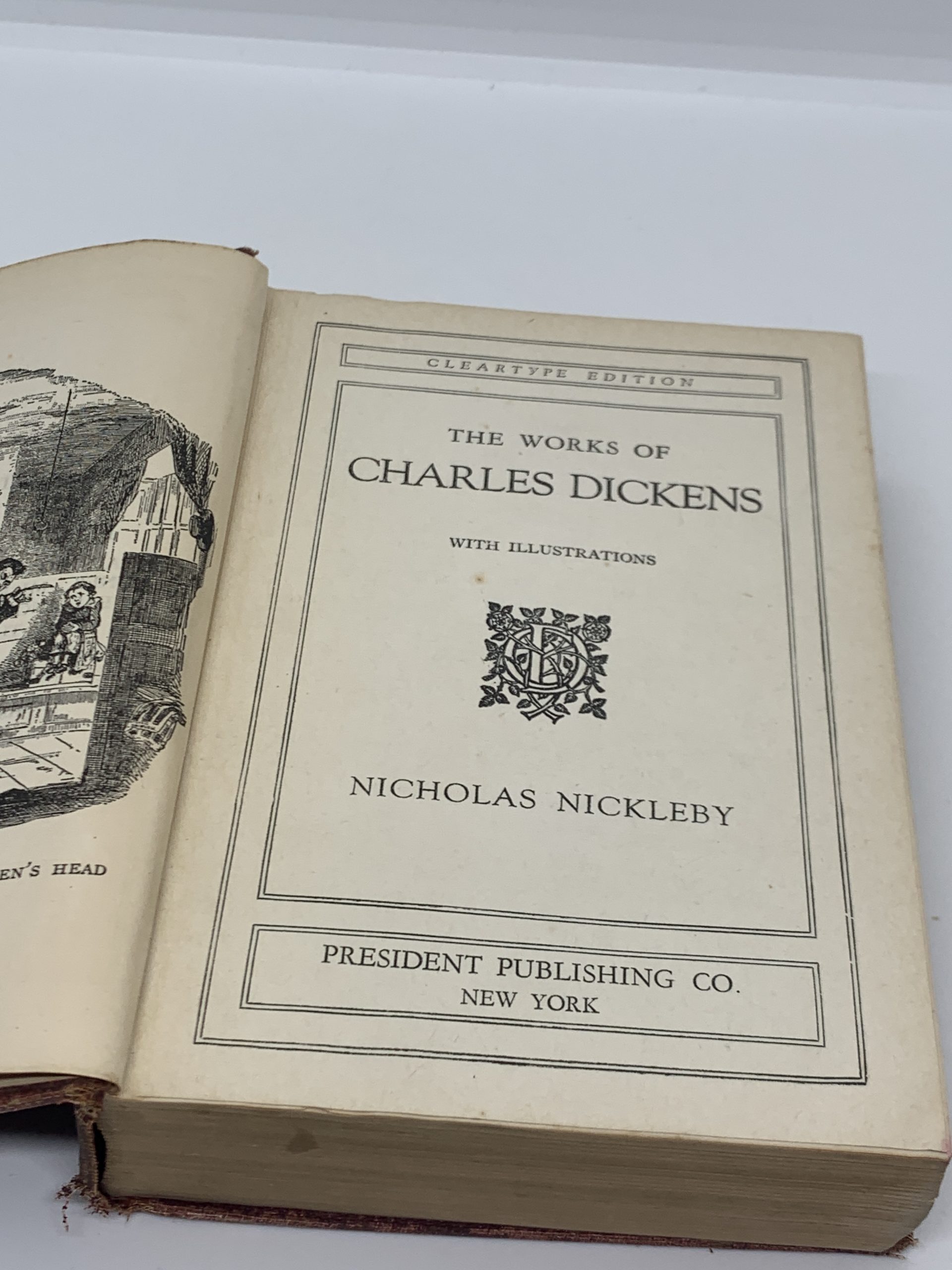 Nicholas Nickleby - Charles Dickens - President Publishing 1868 ...