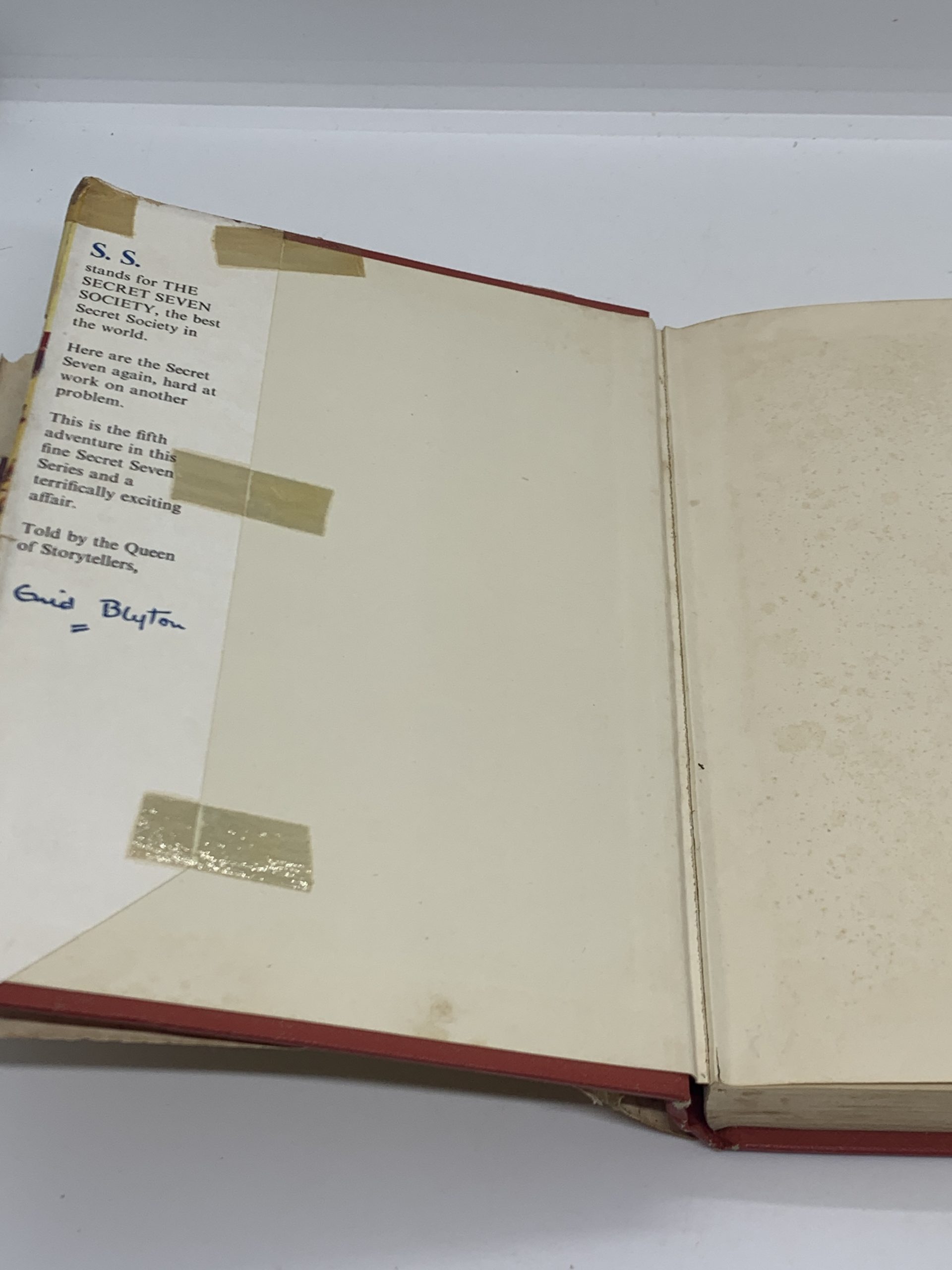 Go Ahead Secret Seven - Enid Blyton - Brock Books 1953 - Vintage Keepsakes