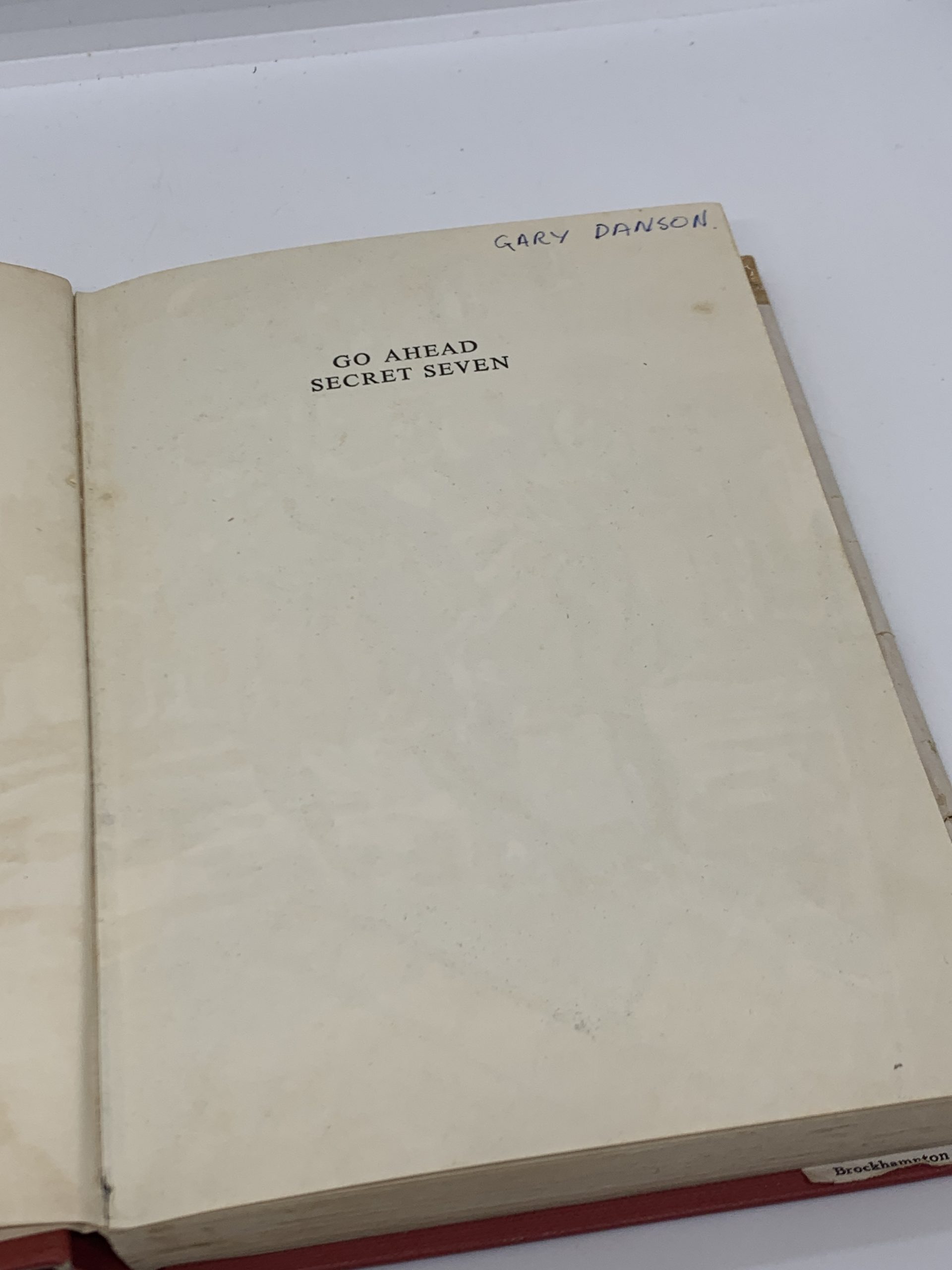 Go Ahead Secret Seven - Enid Blyton - Brock Books 1953 - Vintage Keepsakes