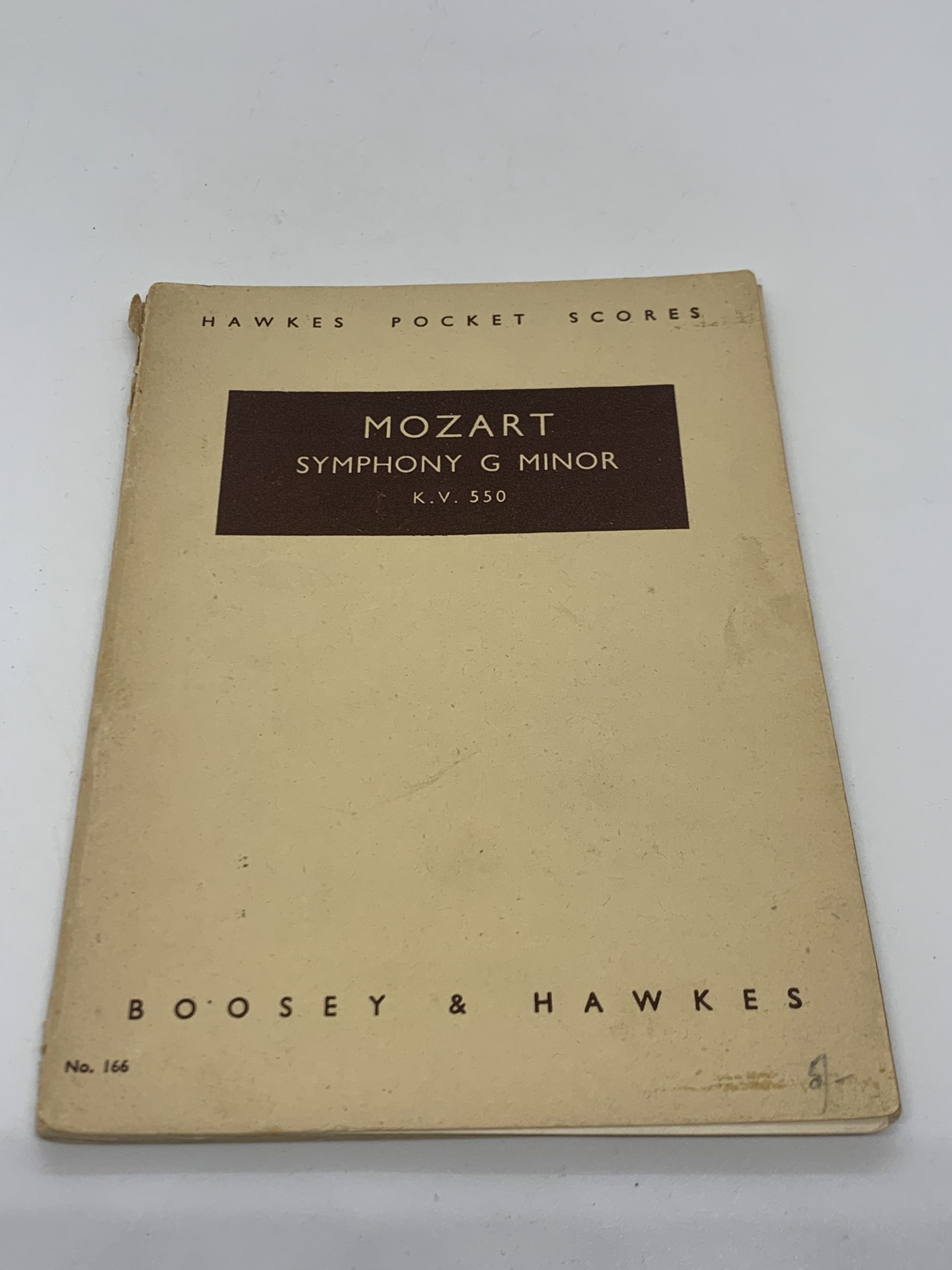 Mozart Symphony G Minor - Hawkes Pocket Scores - Vintage Keepsakes