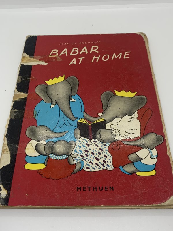 Babar at Home - Methuen 1954 - Vintage Keepsakes