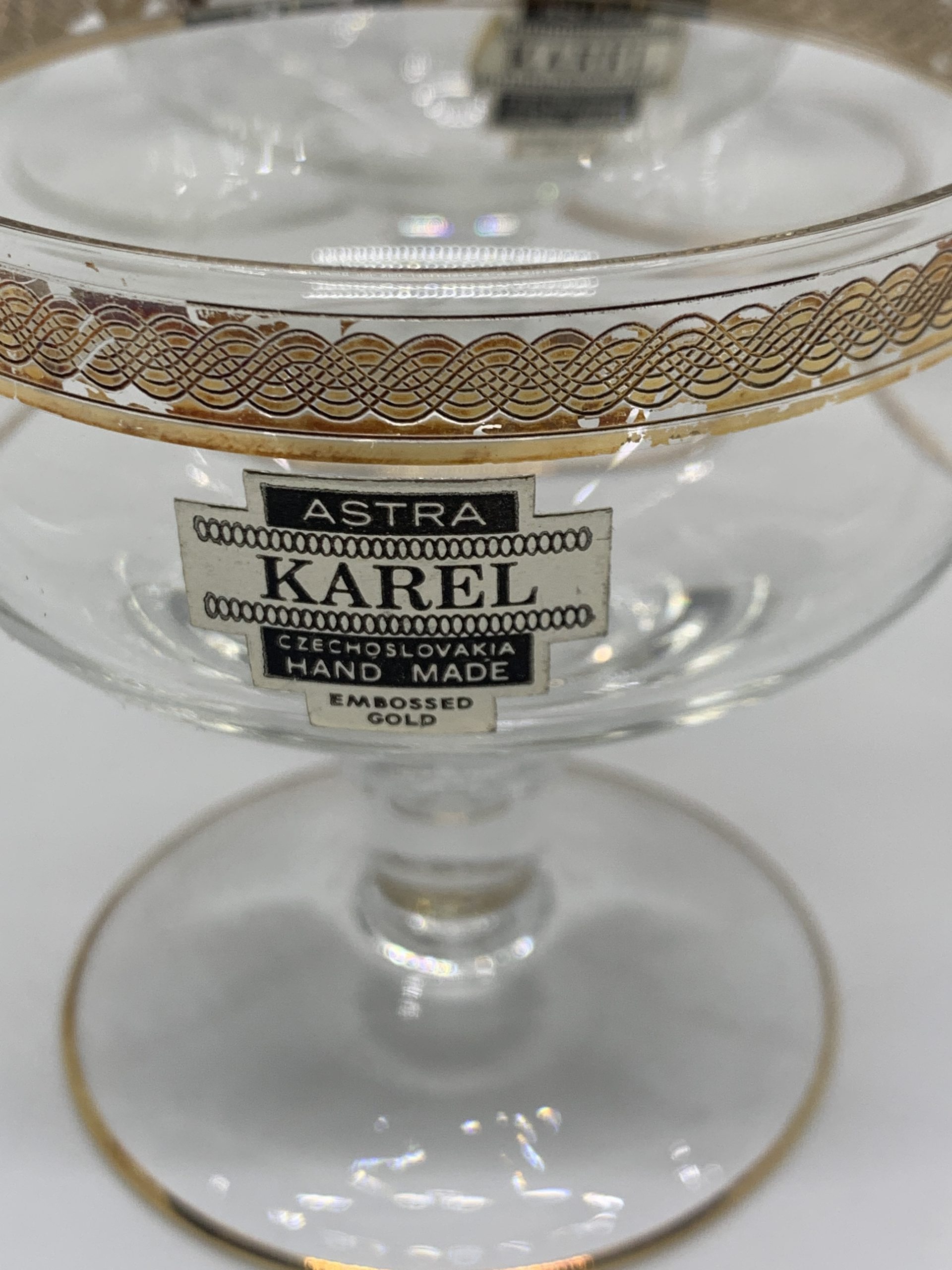 11 x Vintage Astra Karel Czechoslovakia Glass - Vintage Keepsakes