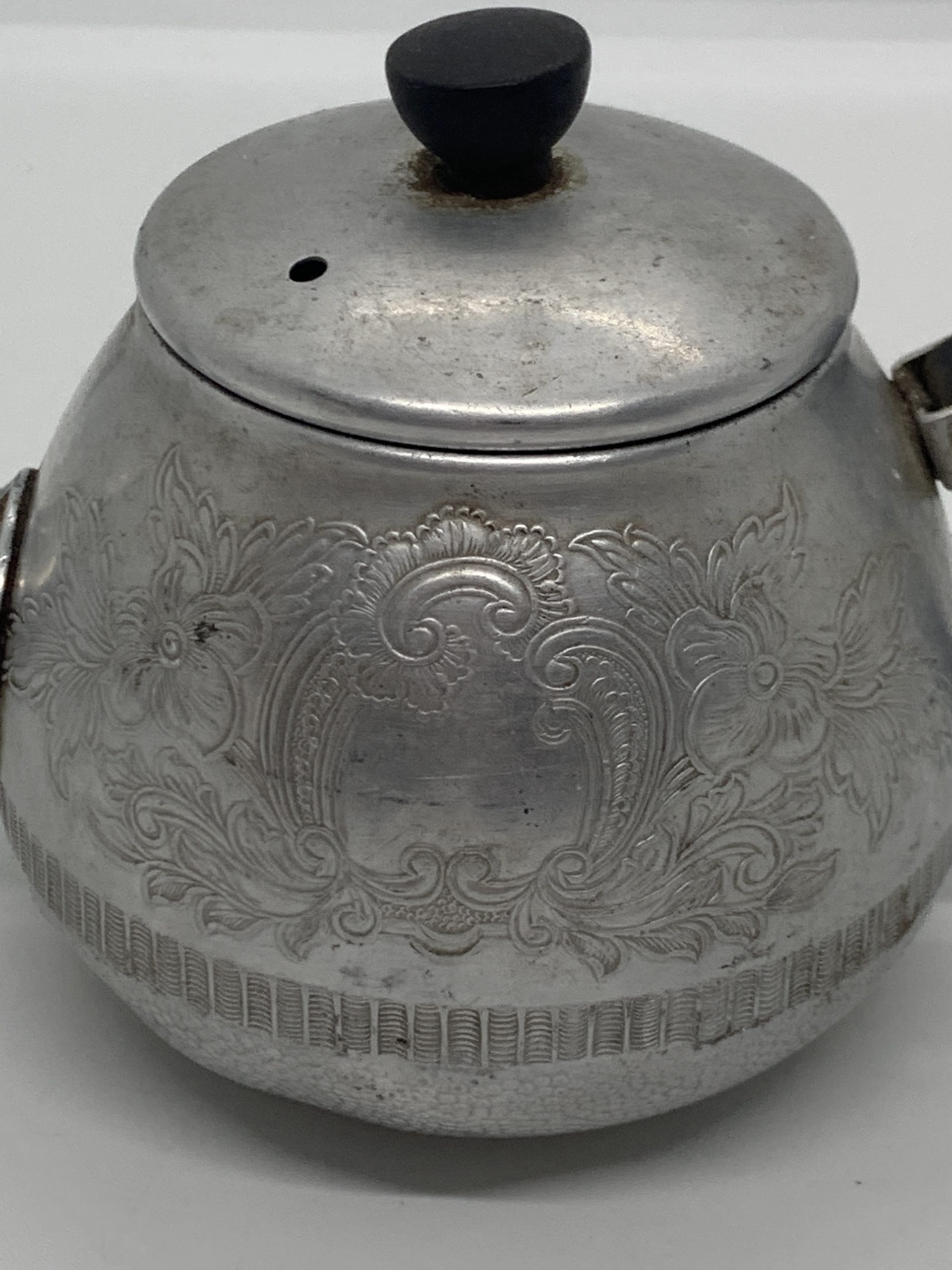 Vintage Swan Brand 2 Cups Teapot Aluminium with Bakelite Handle ...