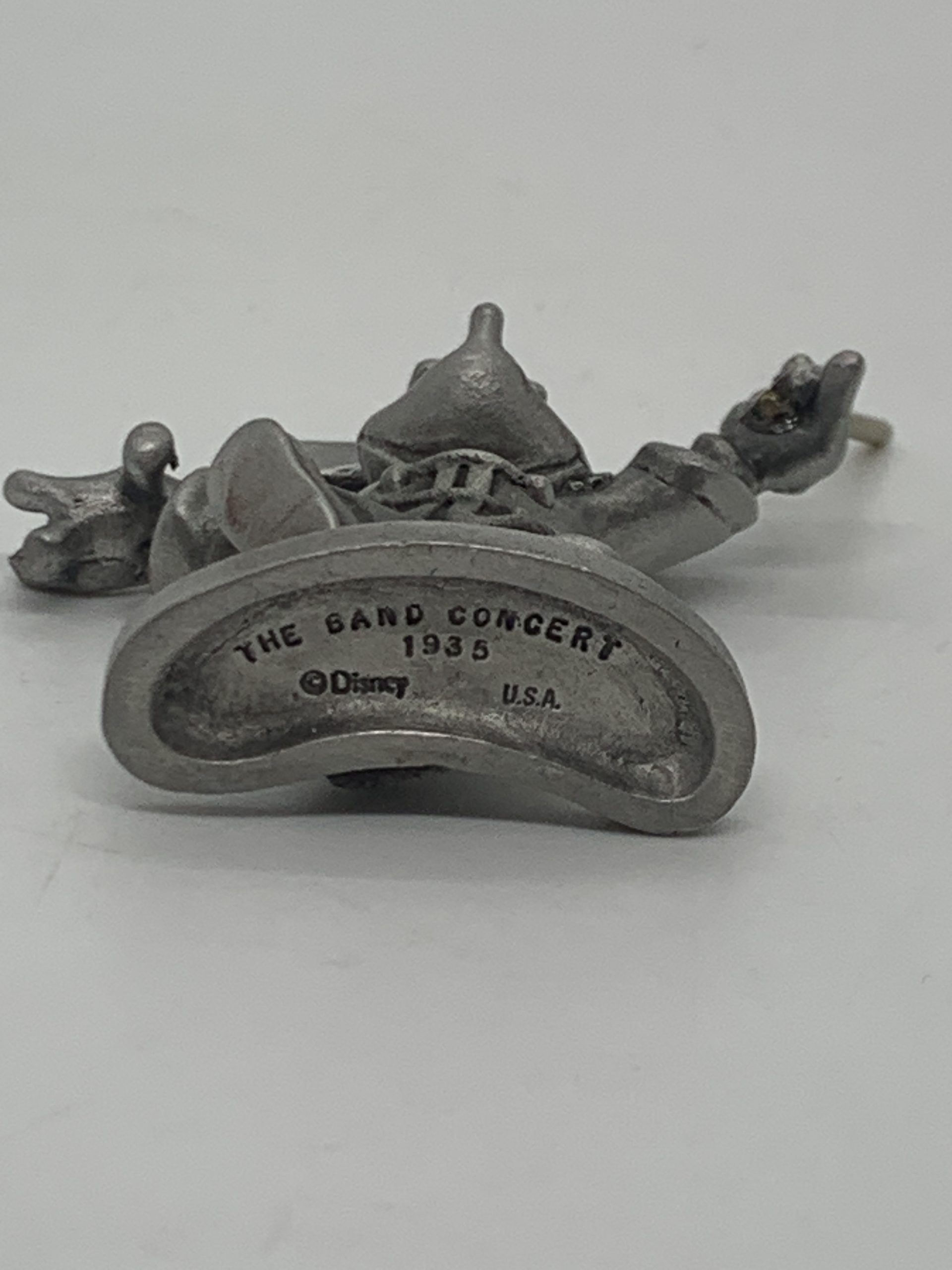 Vintage Hudson Fine Pewter Mickey Mouse Conductor figurine 6cm - Number ...