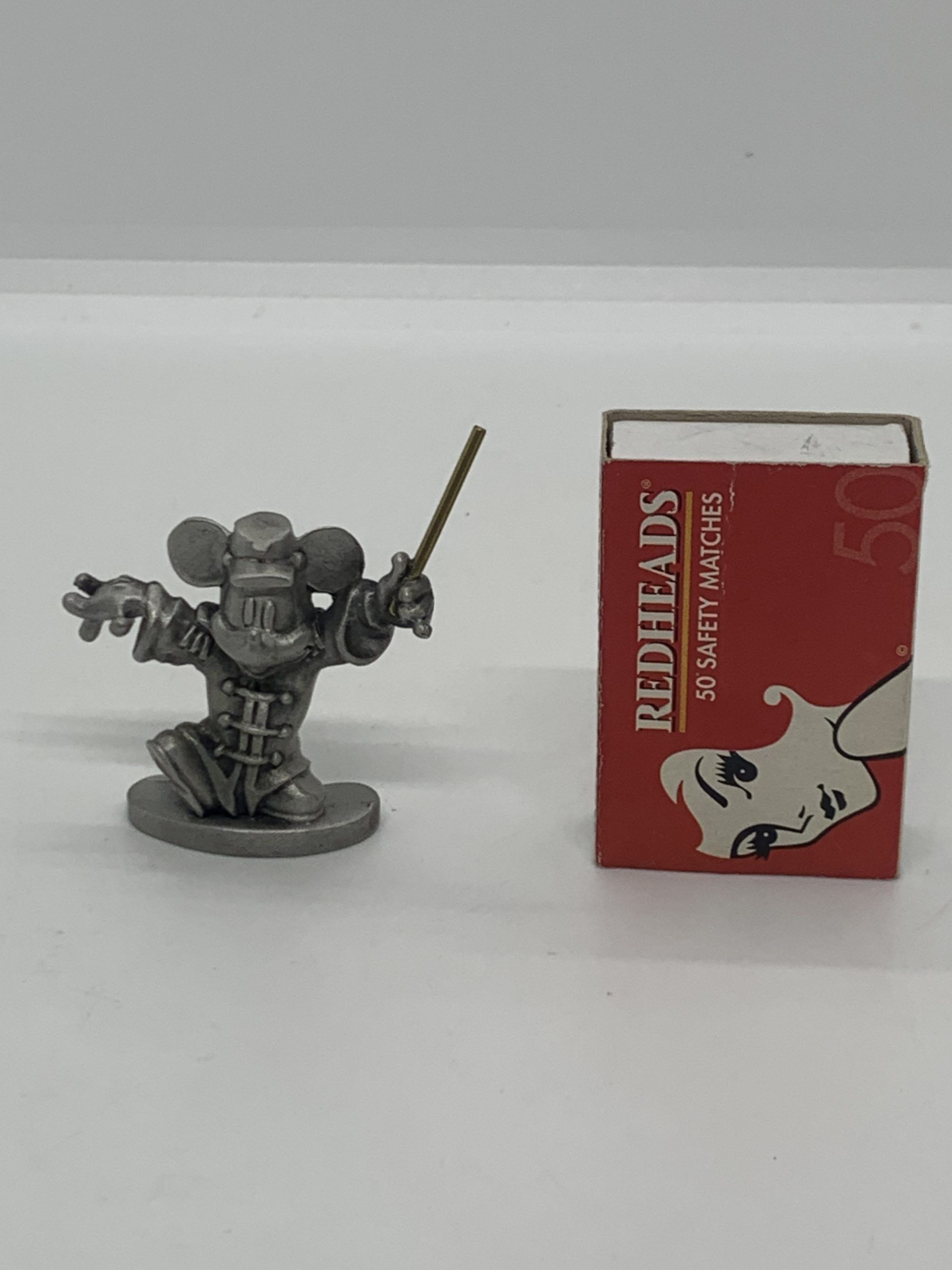 Vintage Hudson Fine Pewter Mickey Mouse Conductor figurine 6cm - Number ...