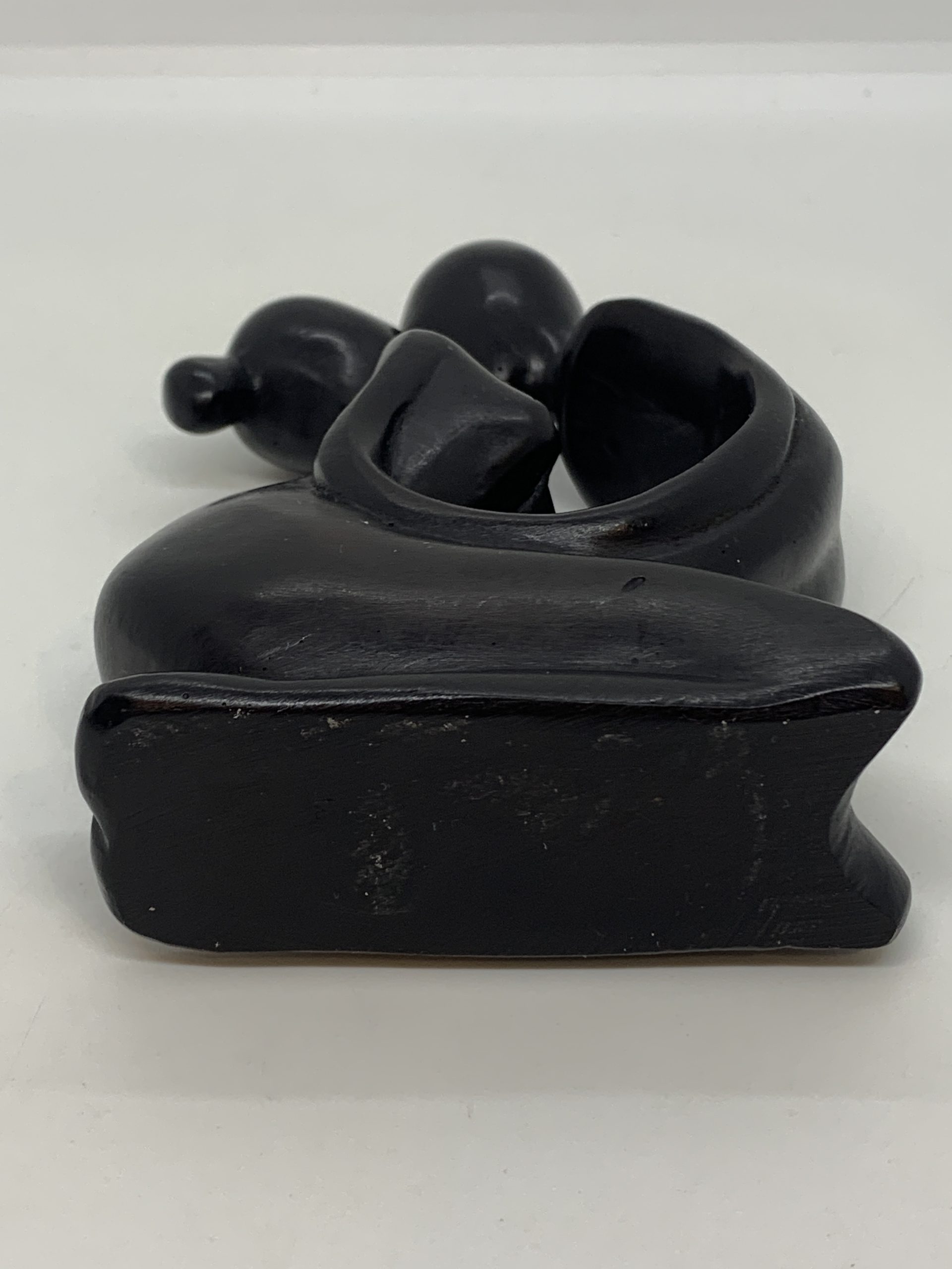 Kissing Couple Figurine Abstract Lovers Statue Resin 14cm high ...