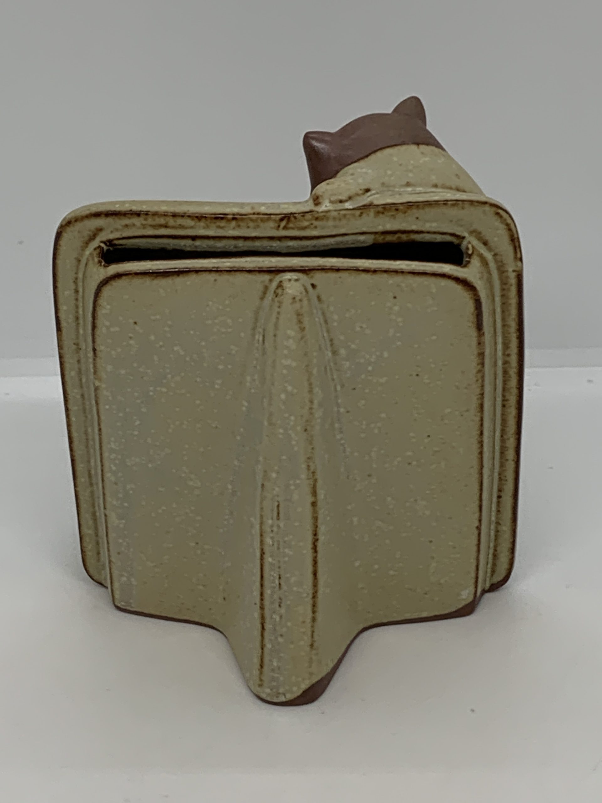 Vintage Gempo Pottery Picture Frame with Cats (9x7xm) - Vintage Keepsakes