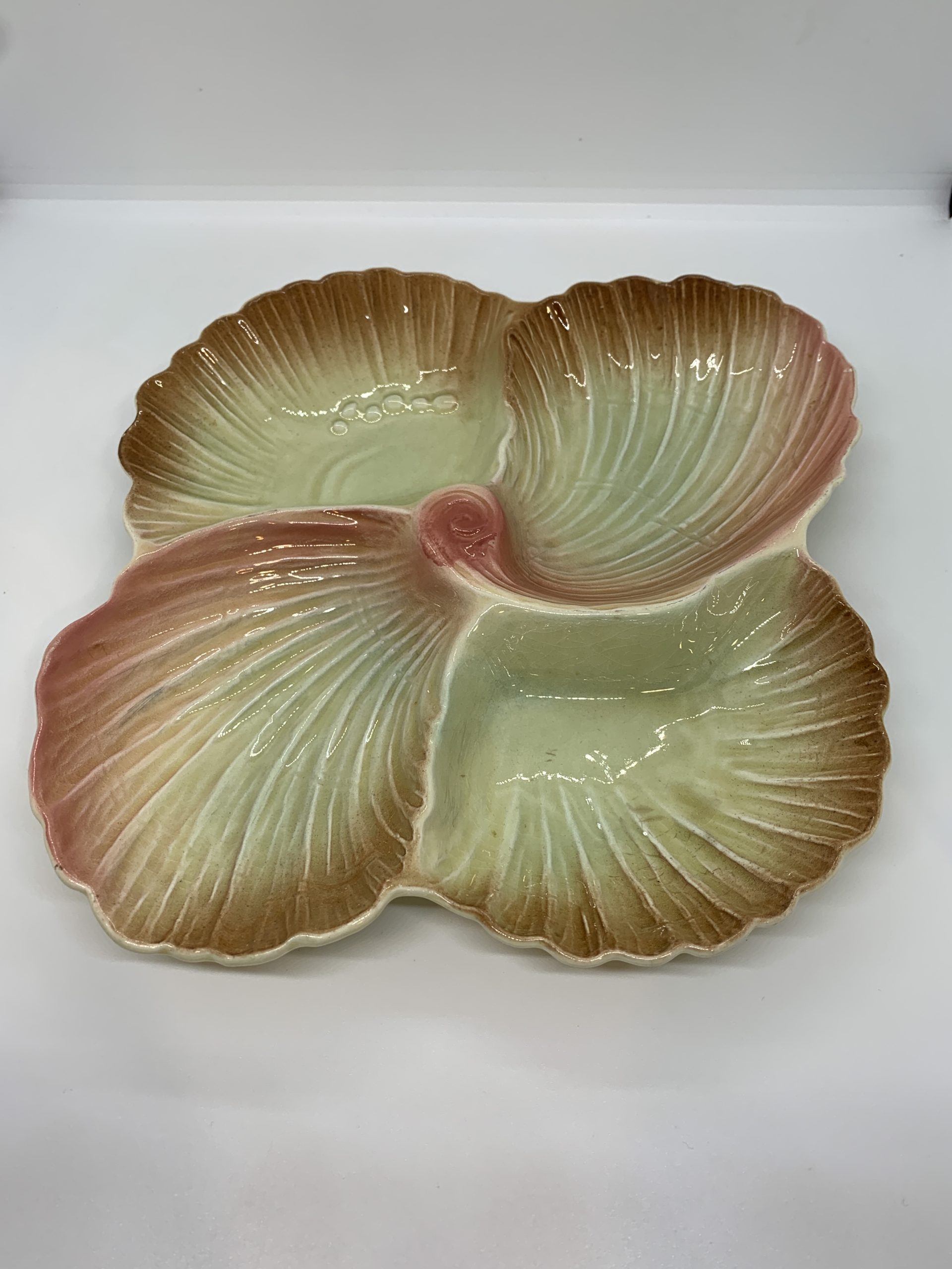 Vintage Royal Winton Grimwades Shell Form Segmented Serving Dish 25cm ...