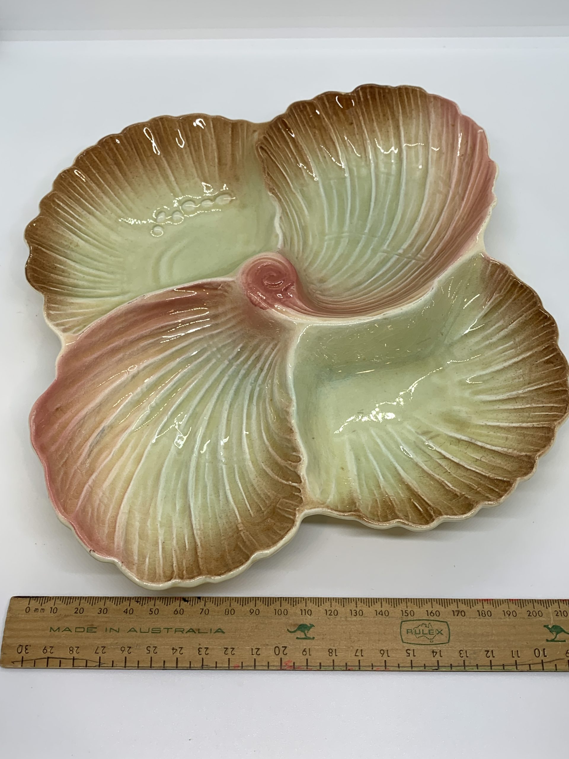 Vintage Royal Winton Grimwades Shell Form Segmented Serving Dish 25cm ...