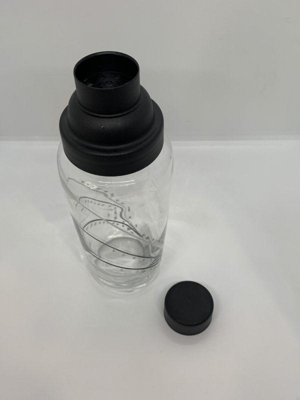 Luigi Bormioli Glass Cocktail Shaker with Measurements - Vintage Keepsakes