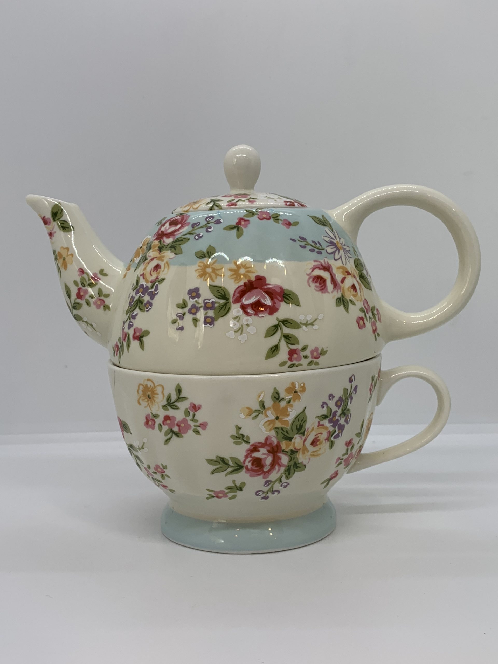 Robert Gordon Pottery Liberty Floral Pattern Tea For One - Vintage ...