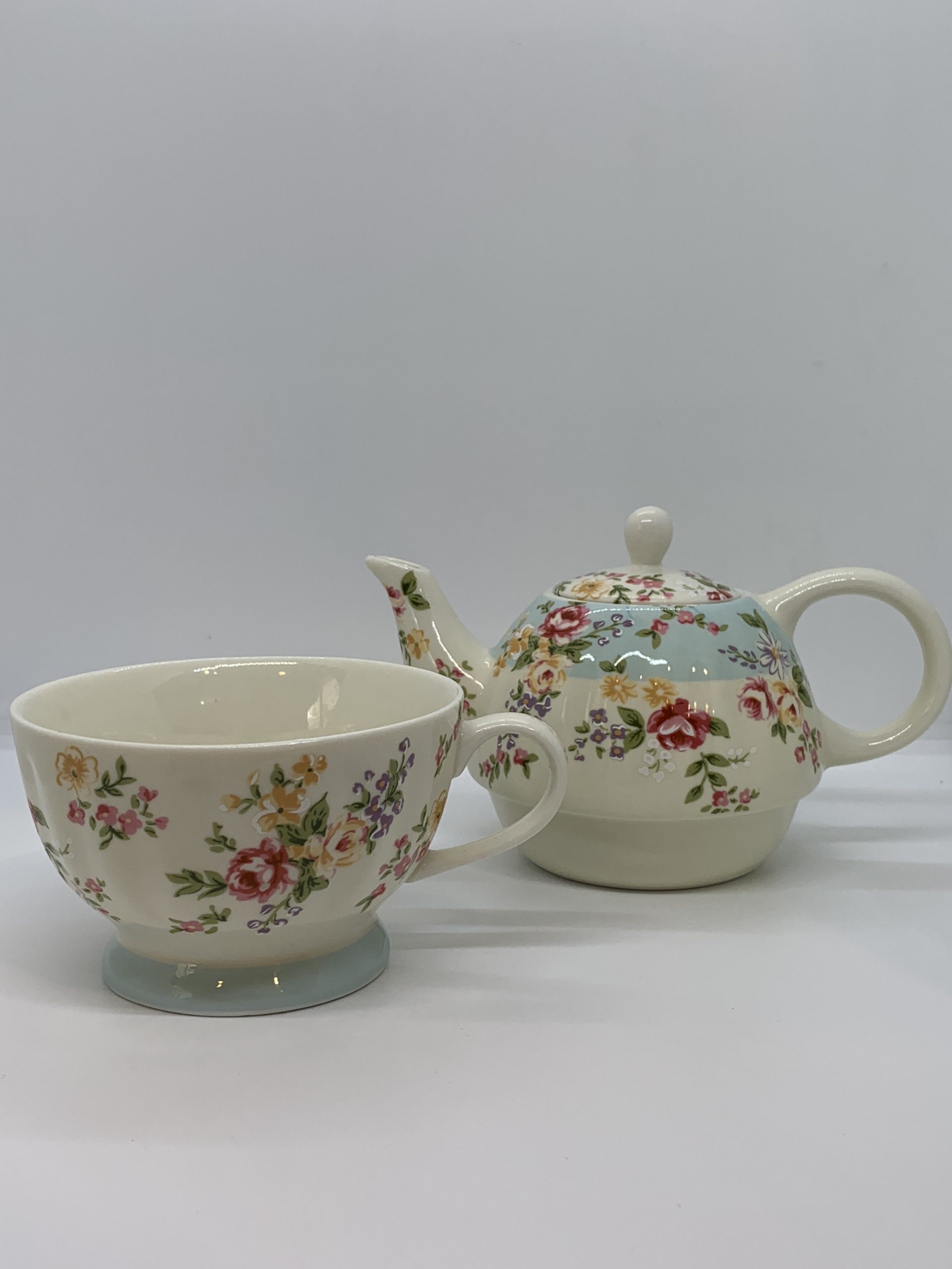 Robert Gordon Pottery Liberty Floral Pattern Tea For One - Vintage ...