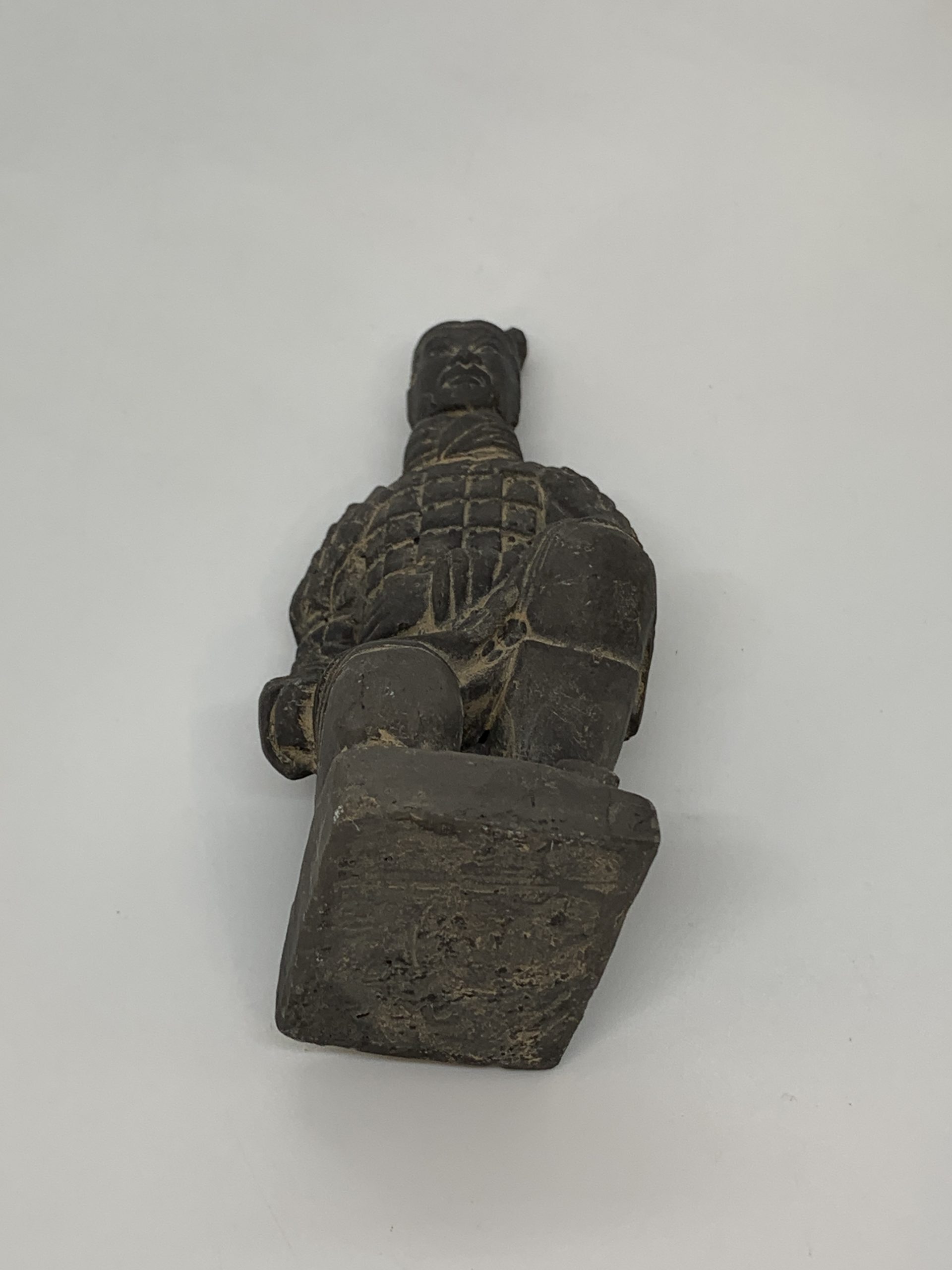 Replica Terracotta Clay Warrior Miniature Replica Kneeling 13cm High ...