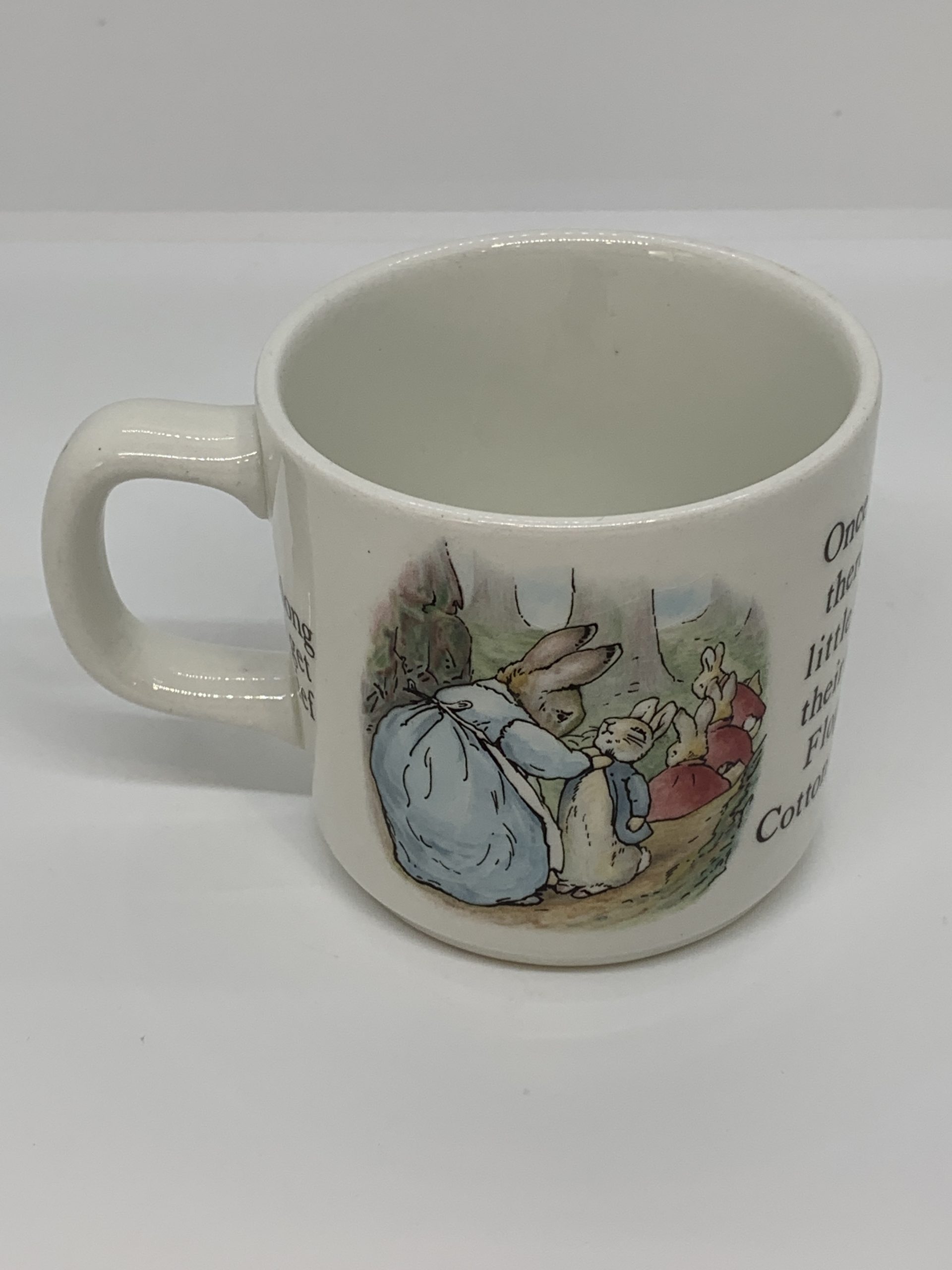 Wedgwood Peter Rabbit 1-Handled Mug. Made in England circa 1950s ...