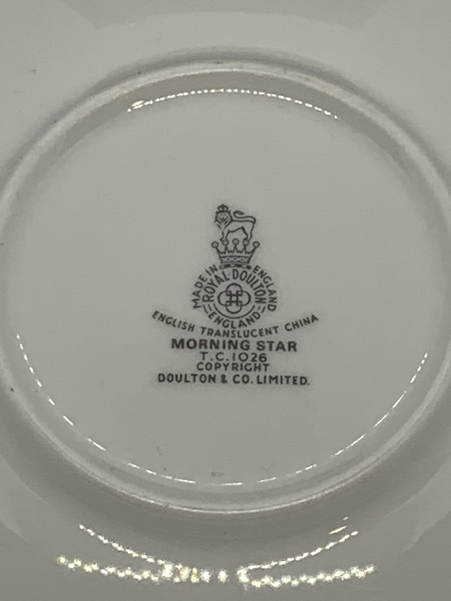 Royal Doulton Morning Star pattern 13cm Plate in Original Box - Vintage ...