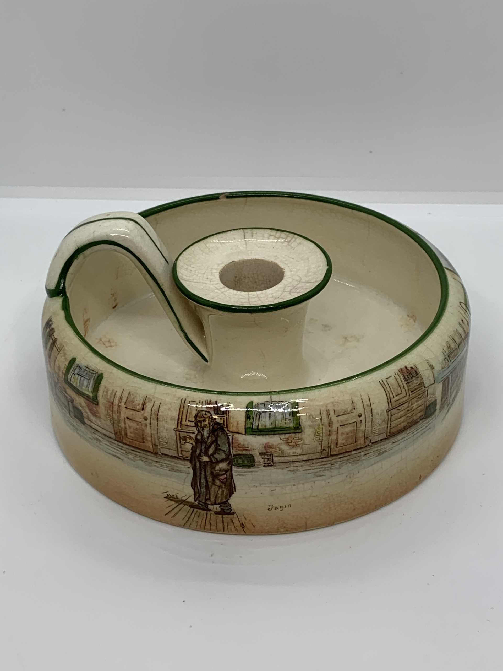 Royal Doulton Dickens Series Ware Chamberstick. Made in England c1908 ...