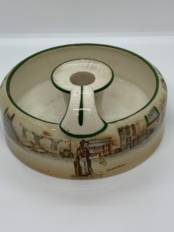 Royal Doulton Dickens Series Ware Chamberstick. Made in England c1908 ...