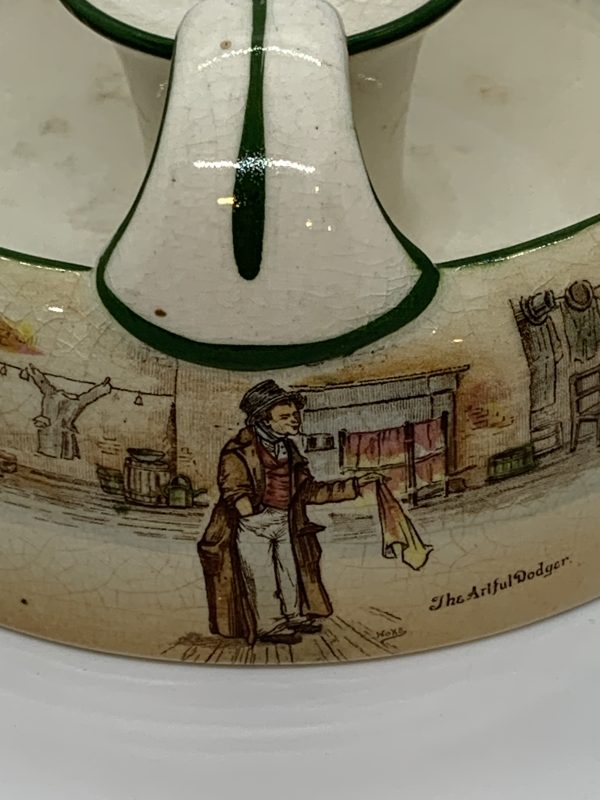Royal Doulton Dickens Series Ware Chamberstick. Made in England c1908 ...