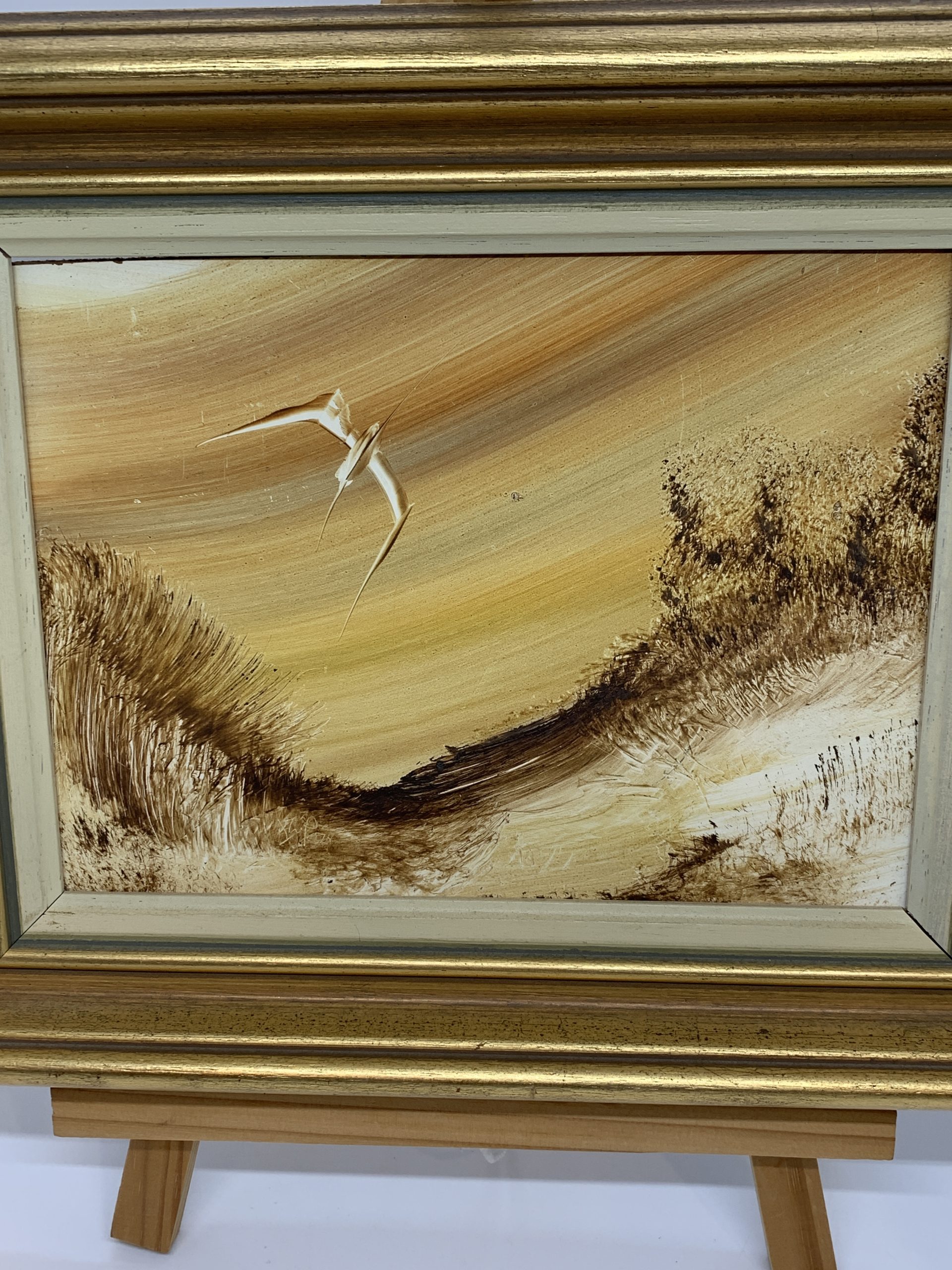 Jim Crofts Signed Original Oil Painting - featuring Seagull - 24x29cm ...