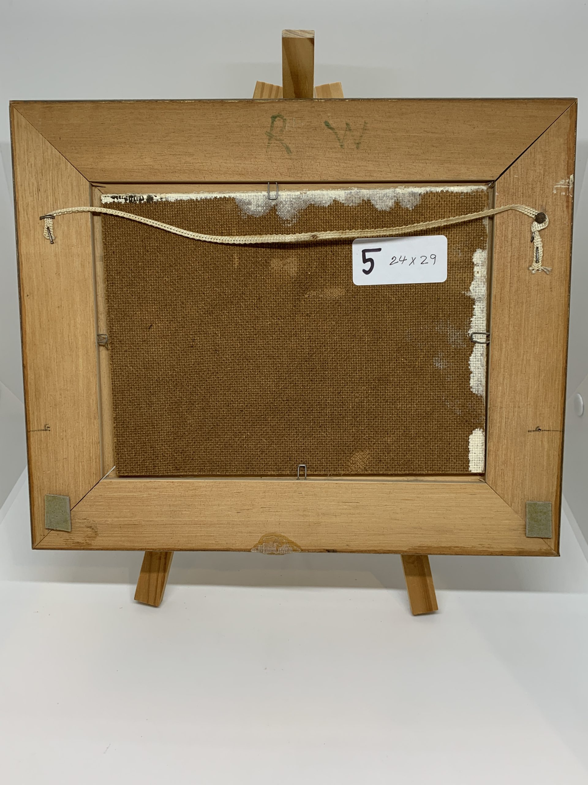 Jim Crofts Signed Original Oil Painting - Brown Hues with Tree Trunk ...