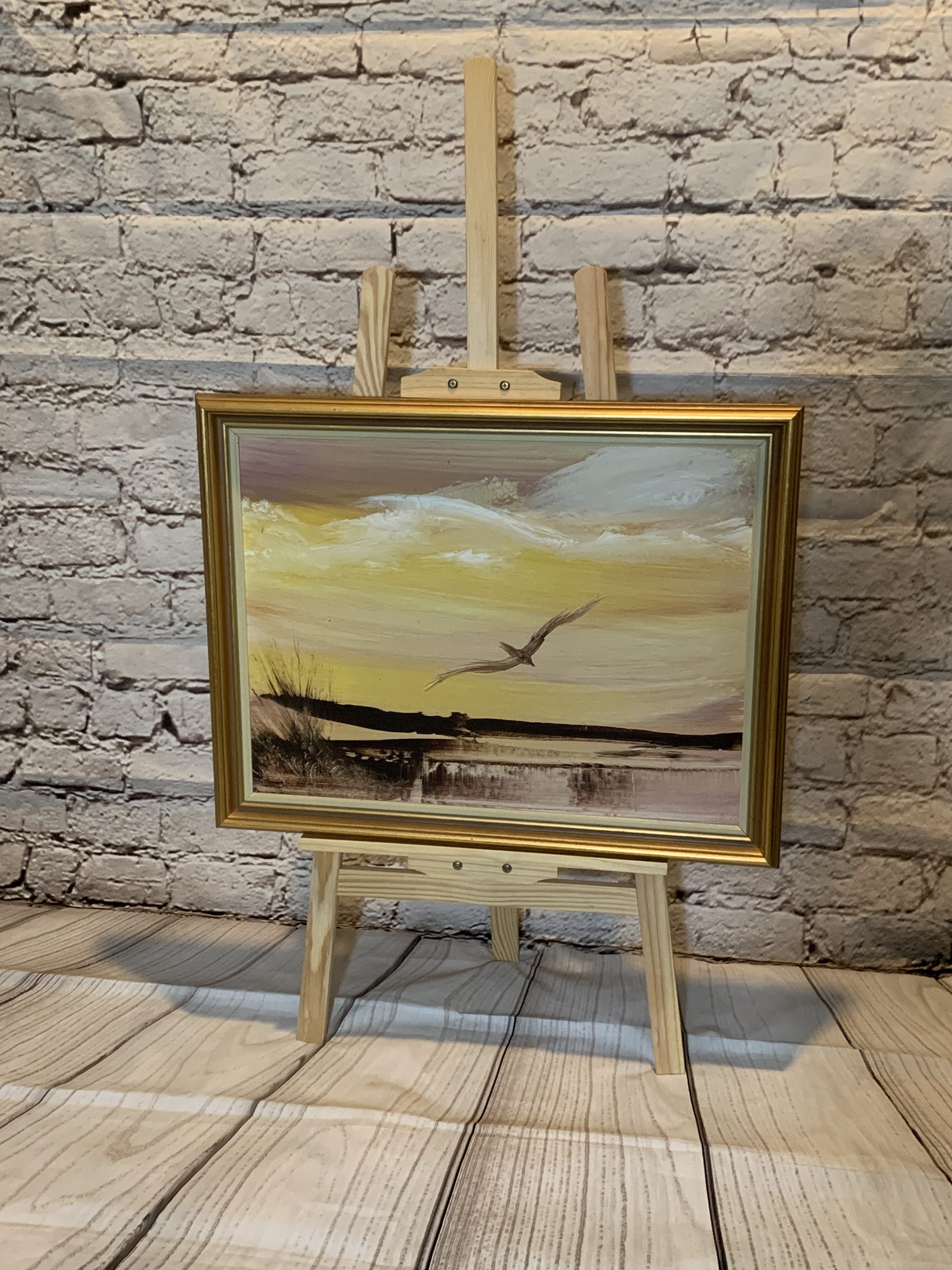 Large Jim Crofts Signed Original Oil Painting - Bird in Flight ...