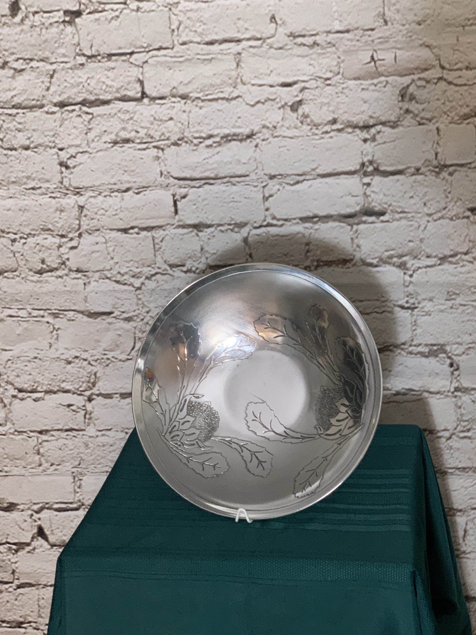 Large Don Sheil 37cm Banksia Pattern Salad Bowl Platter Signed ...