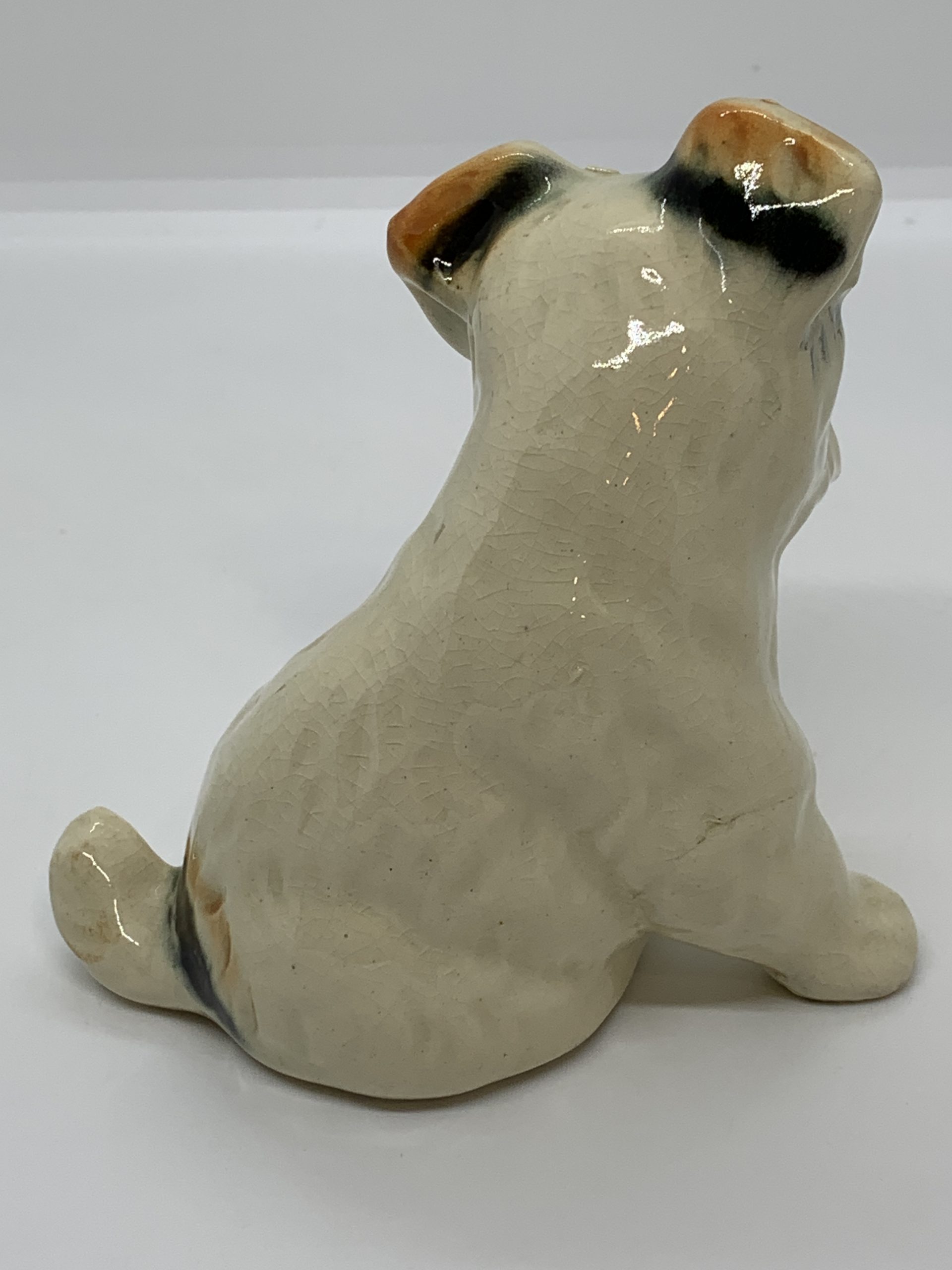 Superior Quality (Japanese) Ceramic Terrier Dog 11cm - Vintage Keepsakes