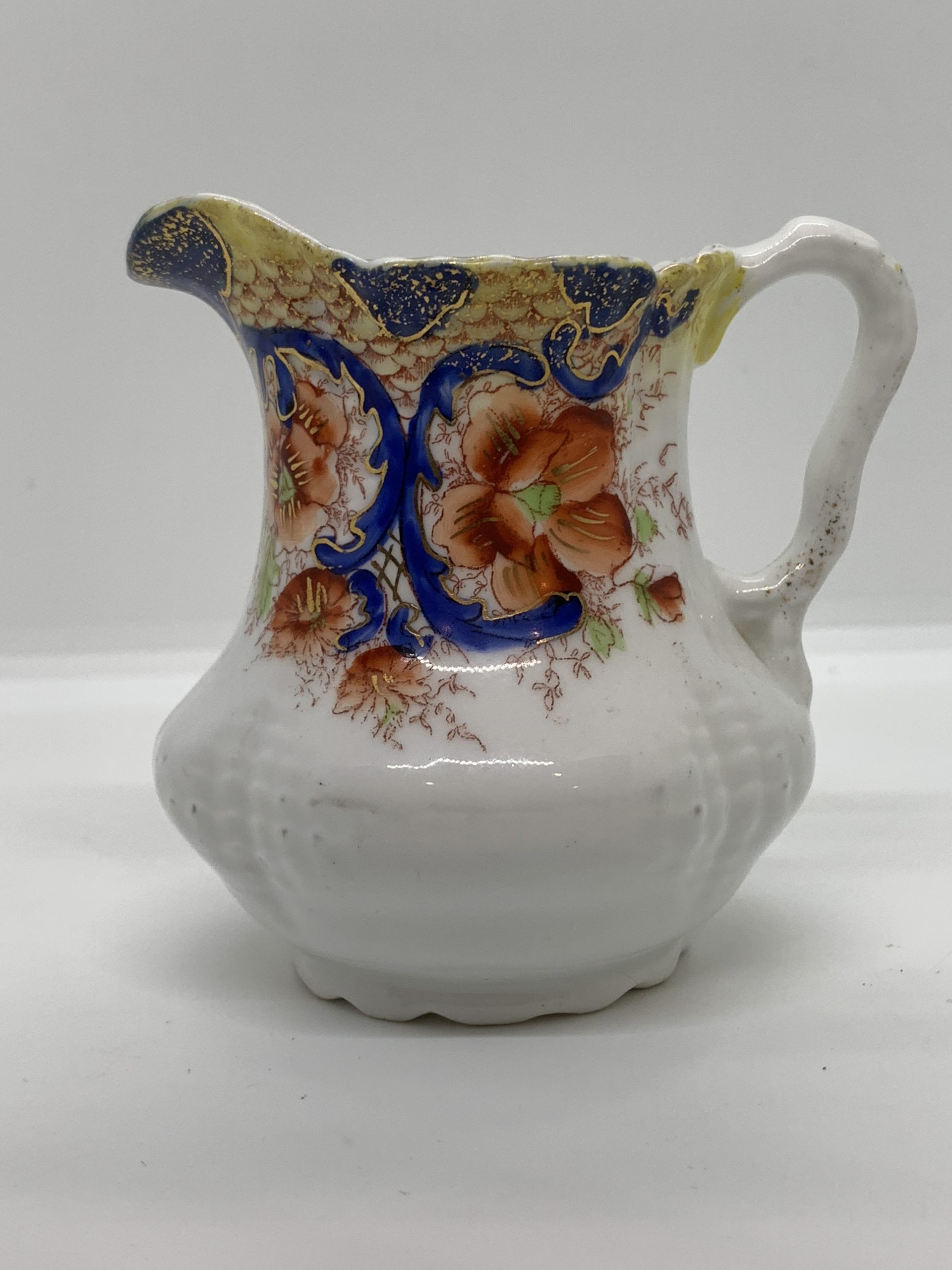 Vintage Small Hand Painted Bone China Jug 9cm - Vintage Keepsakes