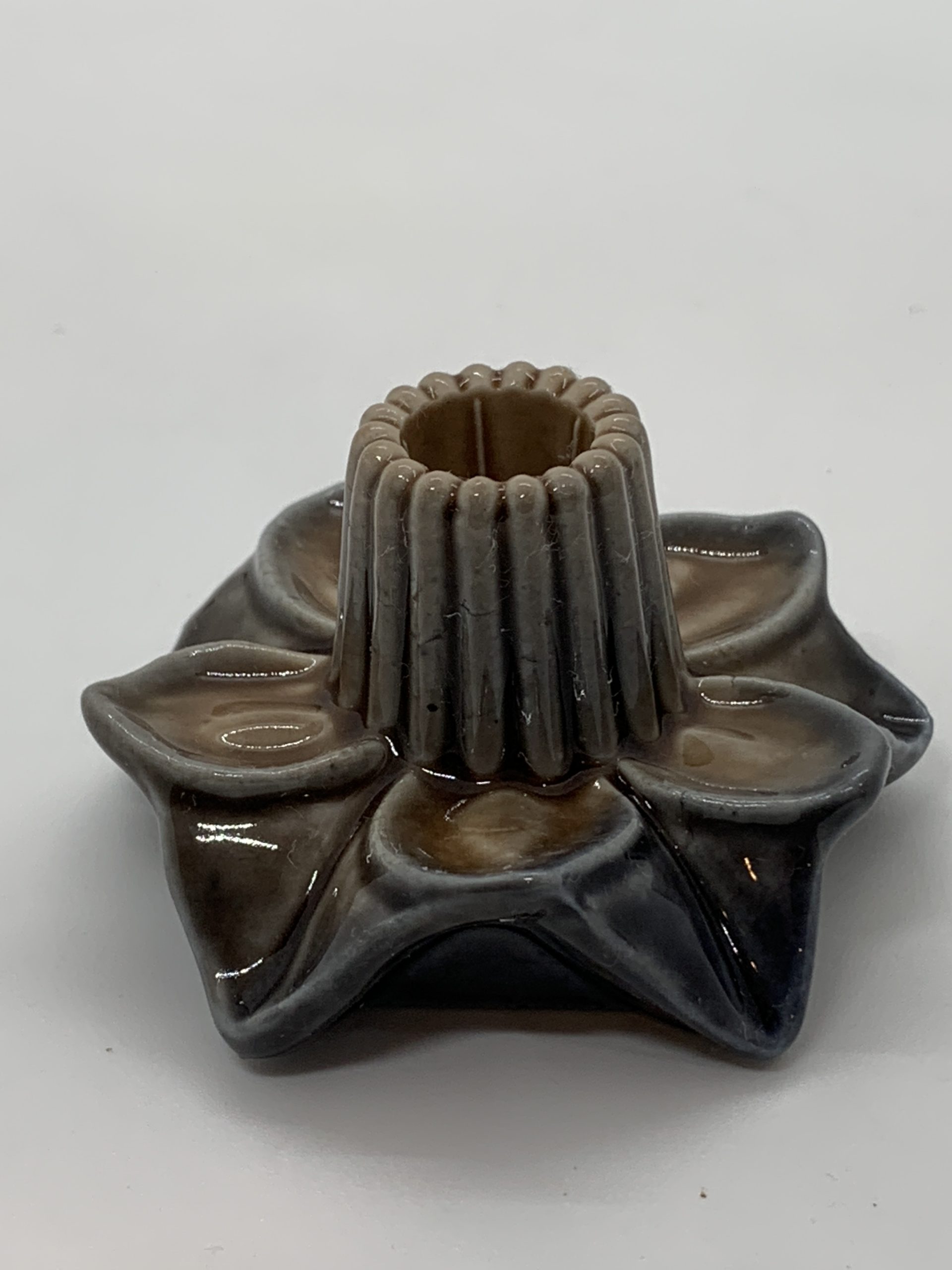 Vintage Wade Flower Daffodil Candle Holder - Vintage Keepsakes