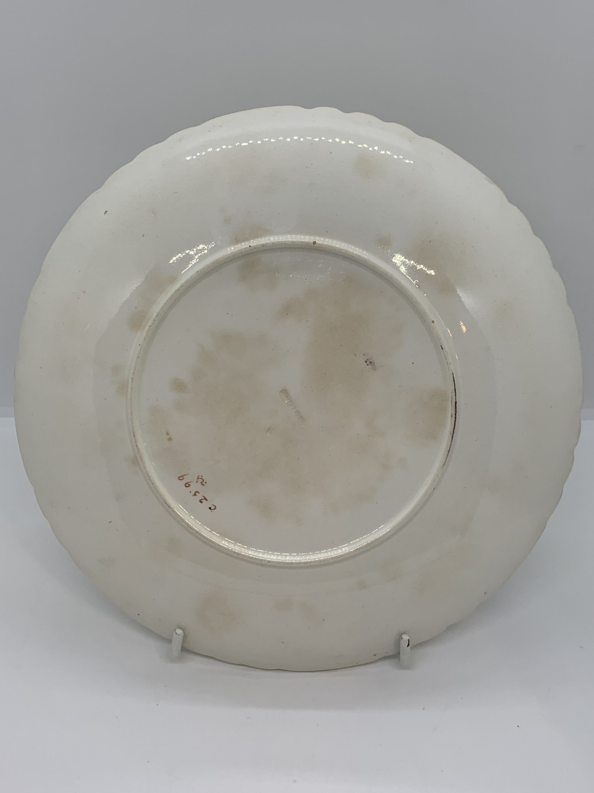 Antique Minton Pattern C2599 Plate with Hand painted flower design 22cm ...