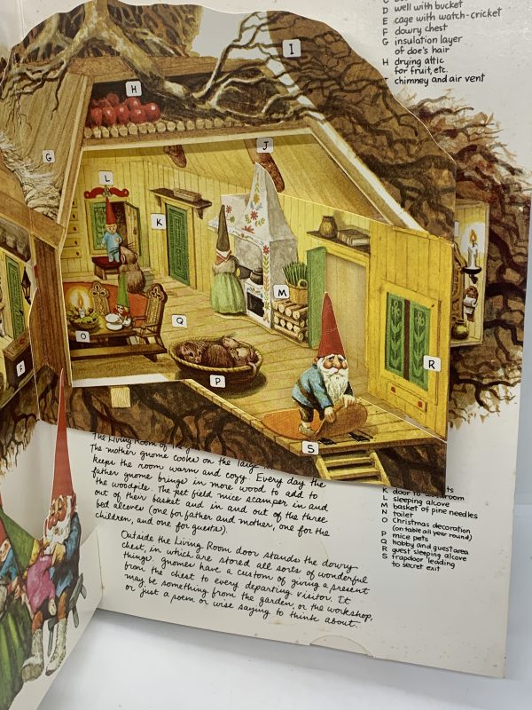 The Pop-Up Book of Gnomes - Harry Abrams (1979) - Vintage Keepsakes