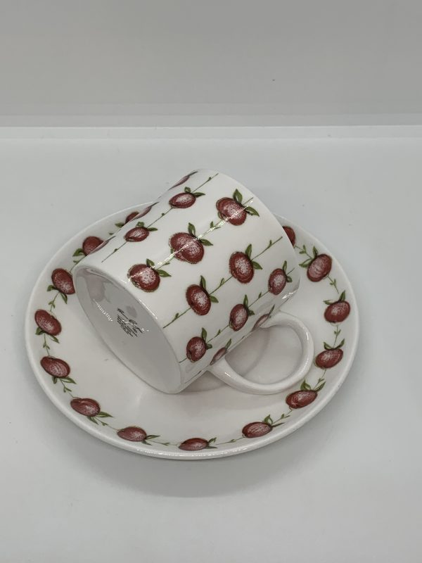 Susie Cooper Bone China Apple Gay Coffee Set - Vintage Keepsakes