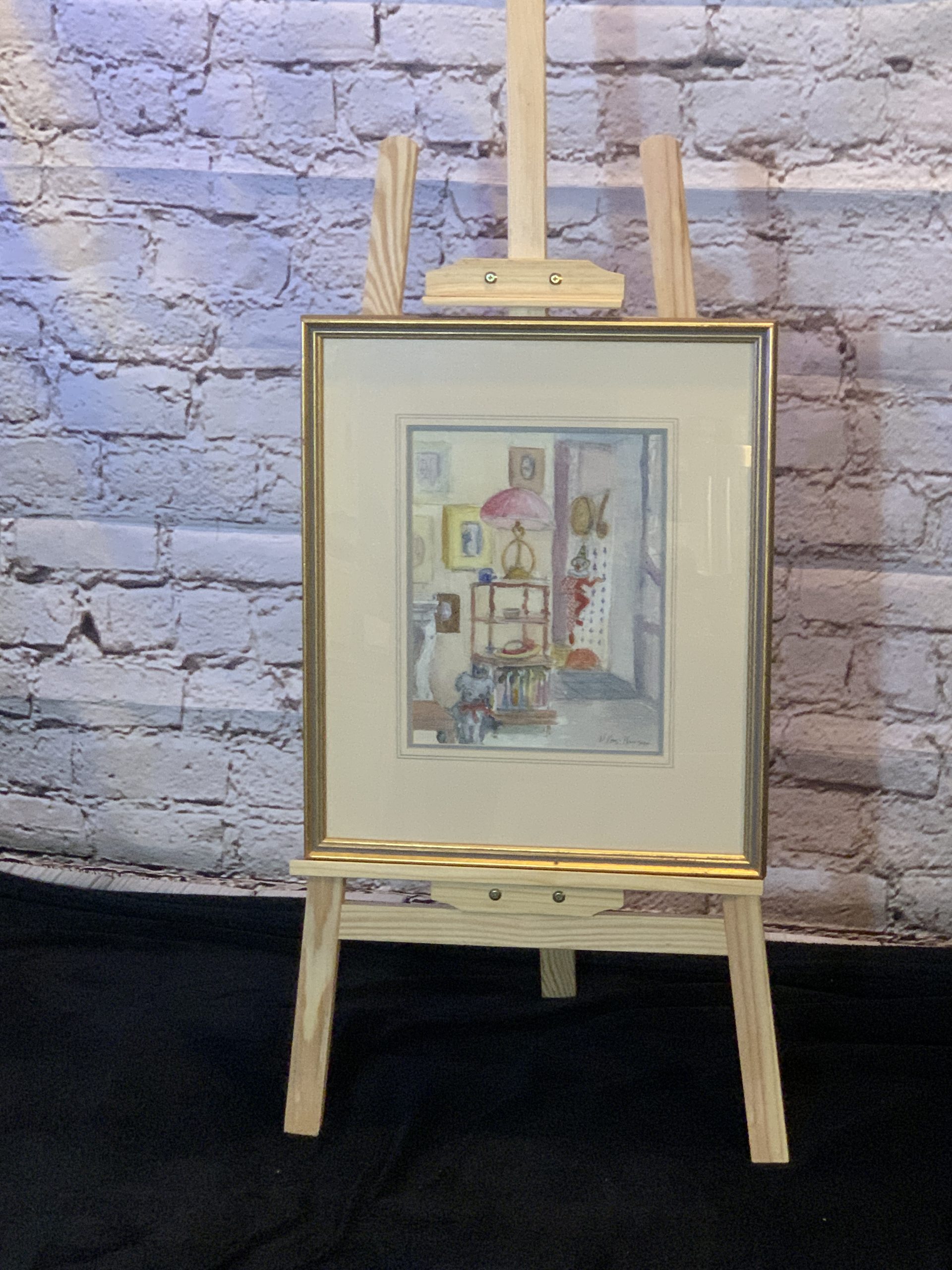 Original Wendy Rees-Harrison Watercolor signed lower right - French ...