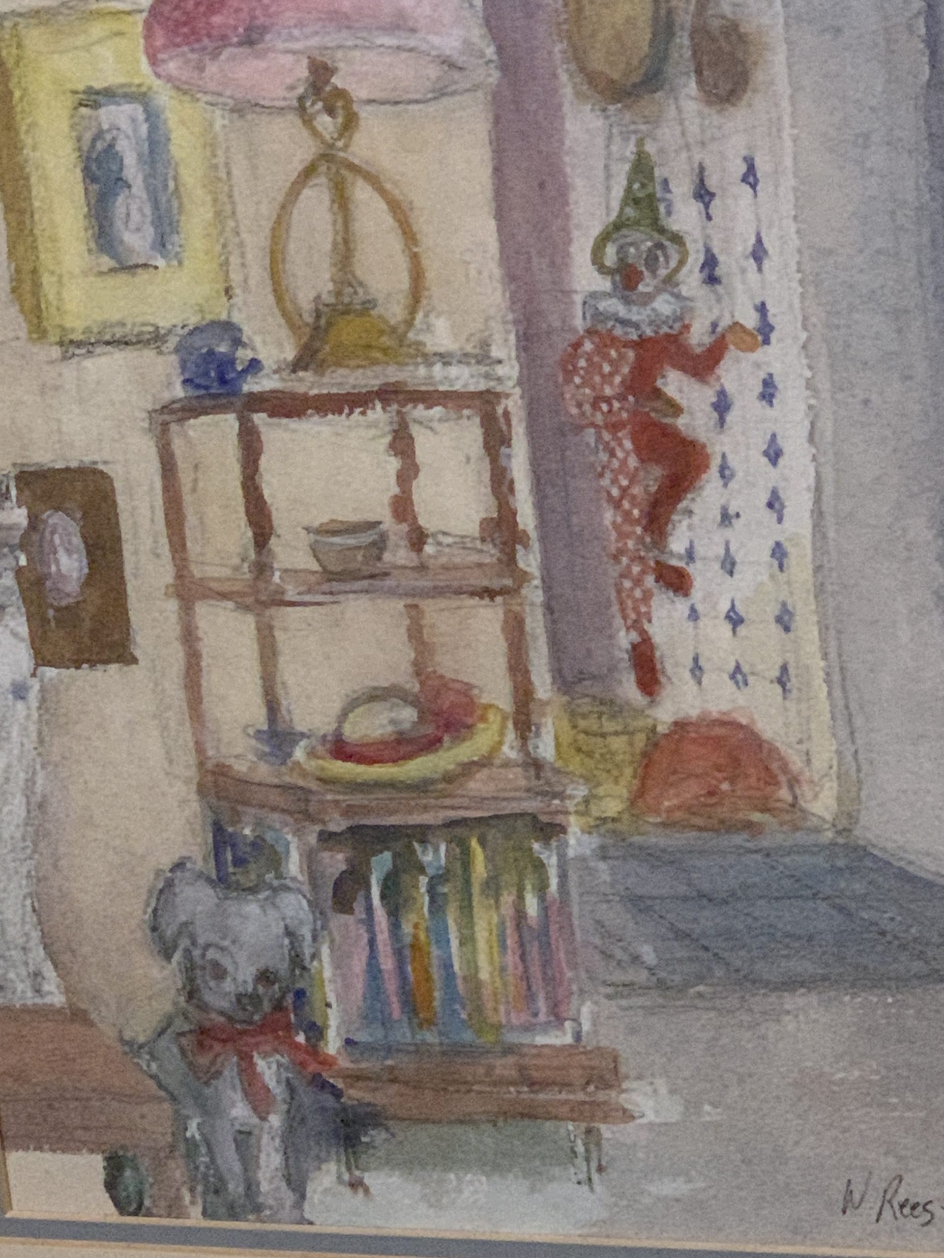 Original Wendy Rees-Harrison Watercolor signed lower right - French ...