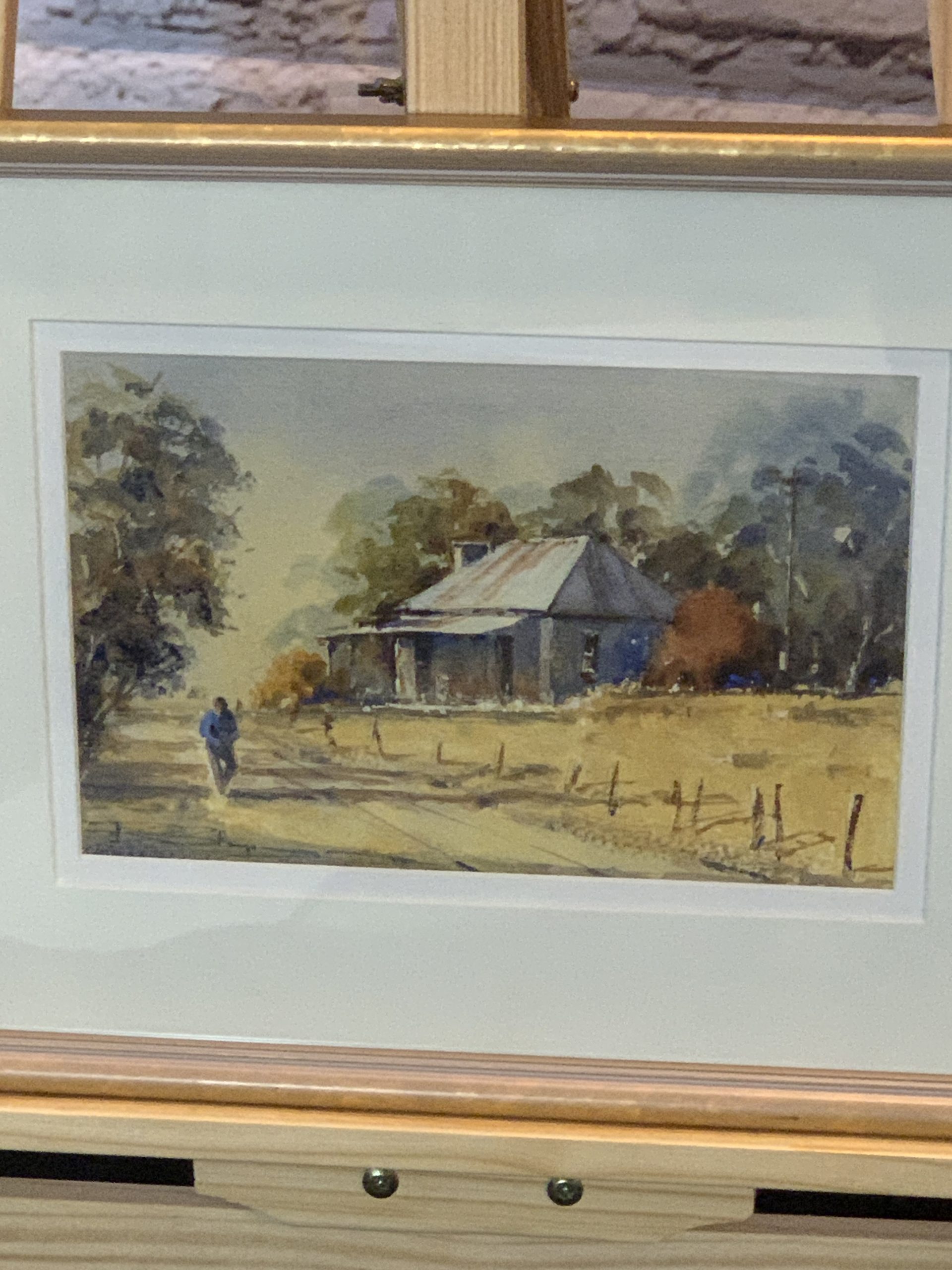 Original Raelene Sharp (1957-) Watercolor - On the Road to Mitta Mitta ...