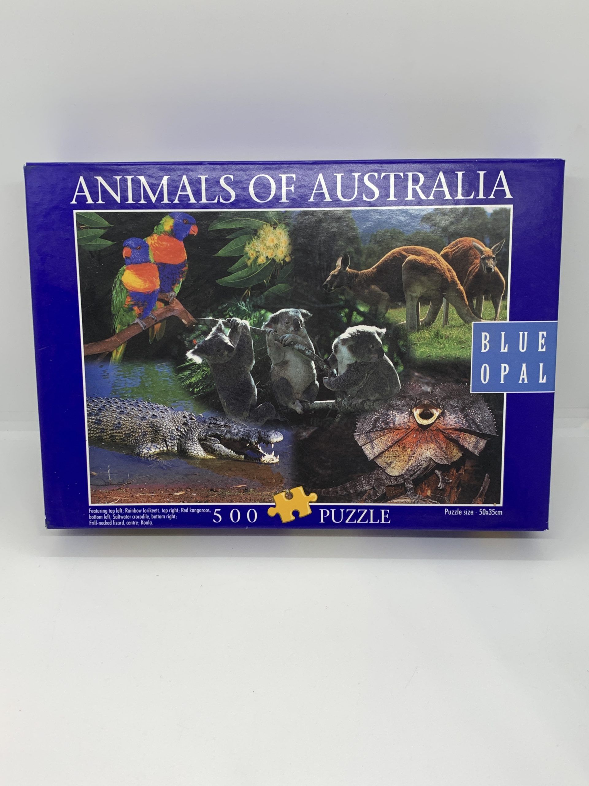 Blue Opal Animals of Australia 500 Piece Jigsaw - Complete - Vintage ...