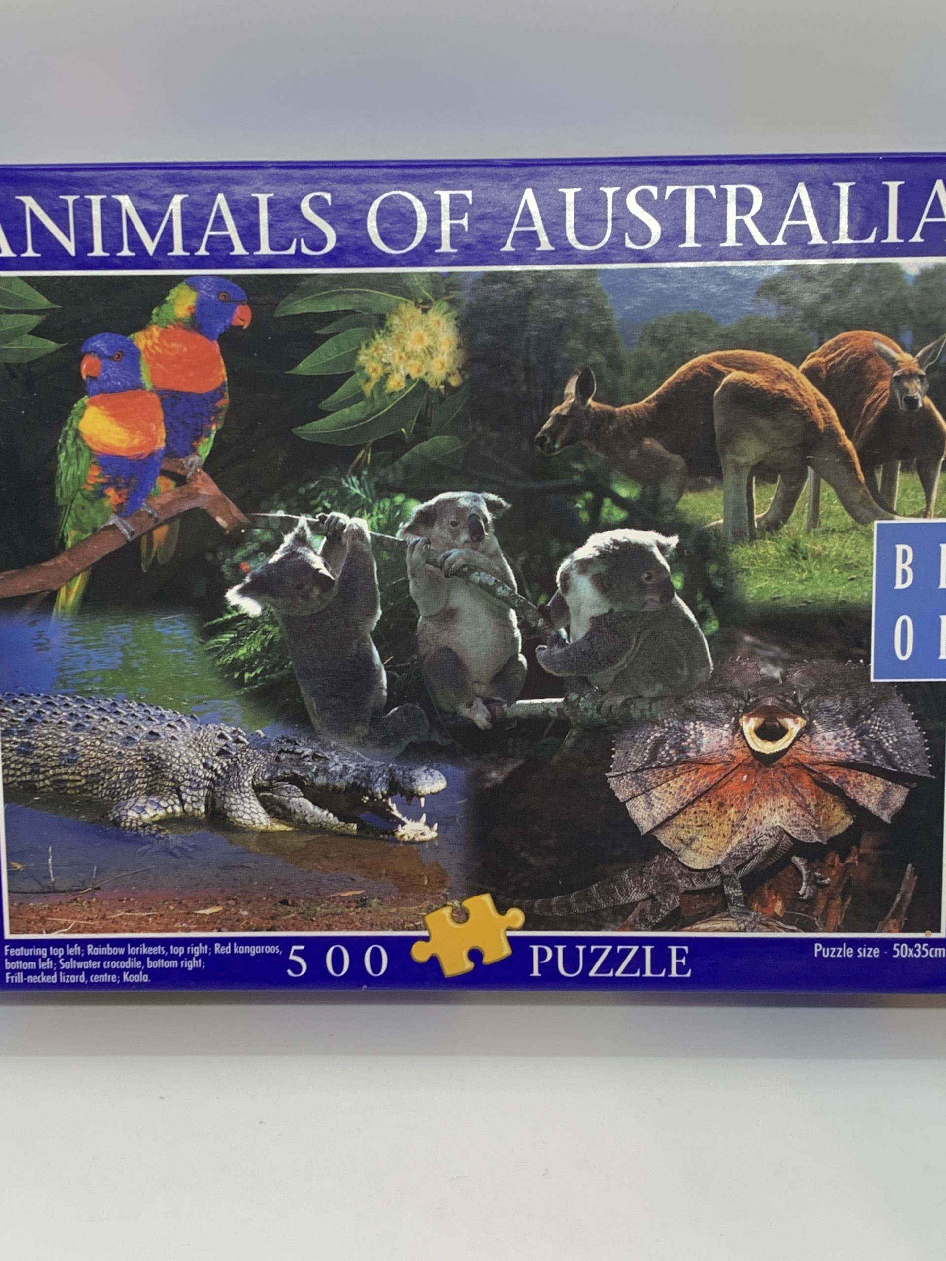 Blue Opal Animals of Australia 500 Piece Jigsaw - Complete - Vintage ...