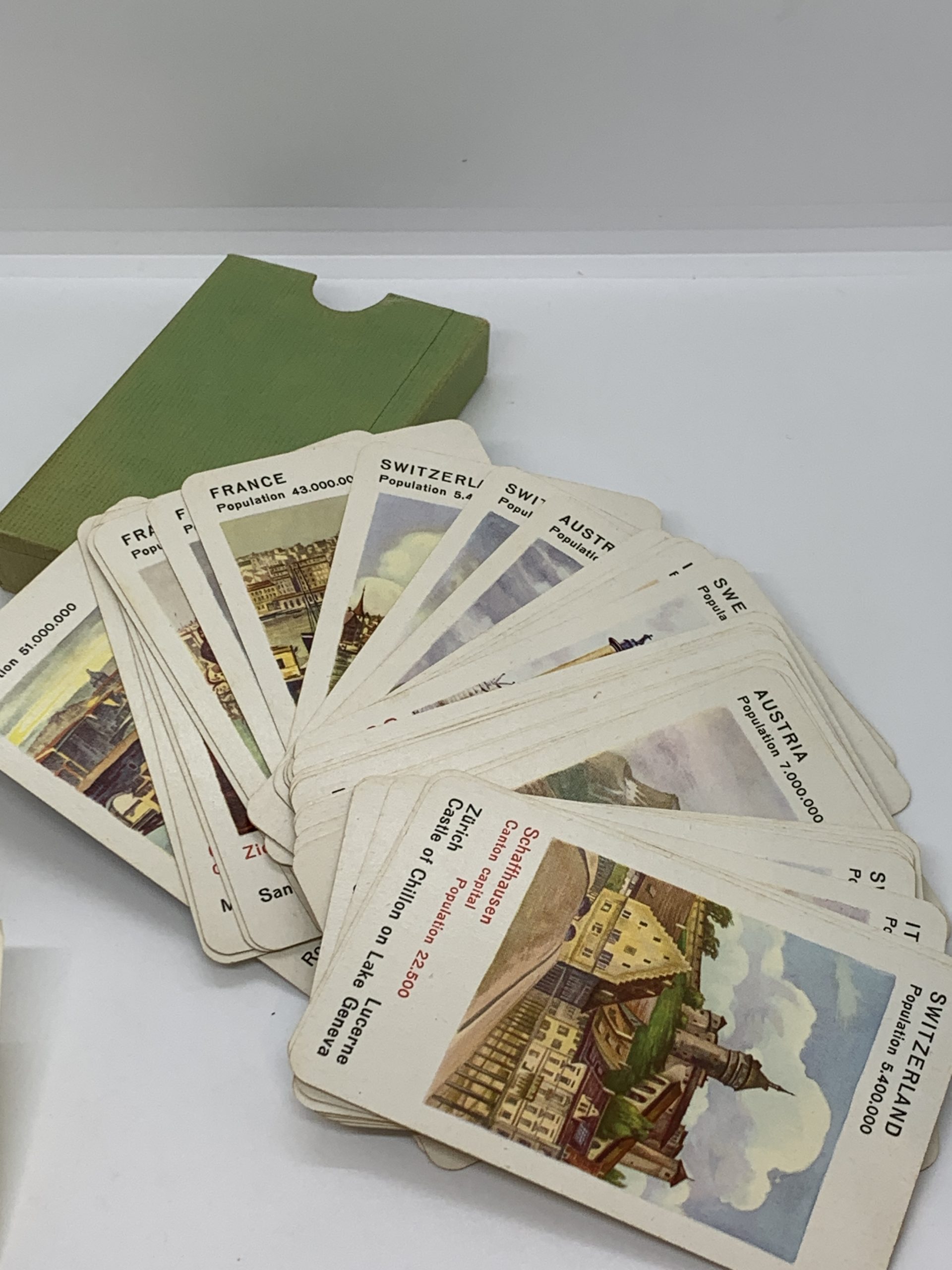 Famous Cities - A Happy Families Game no287 Piatnik Vienna 36 Cards ...