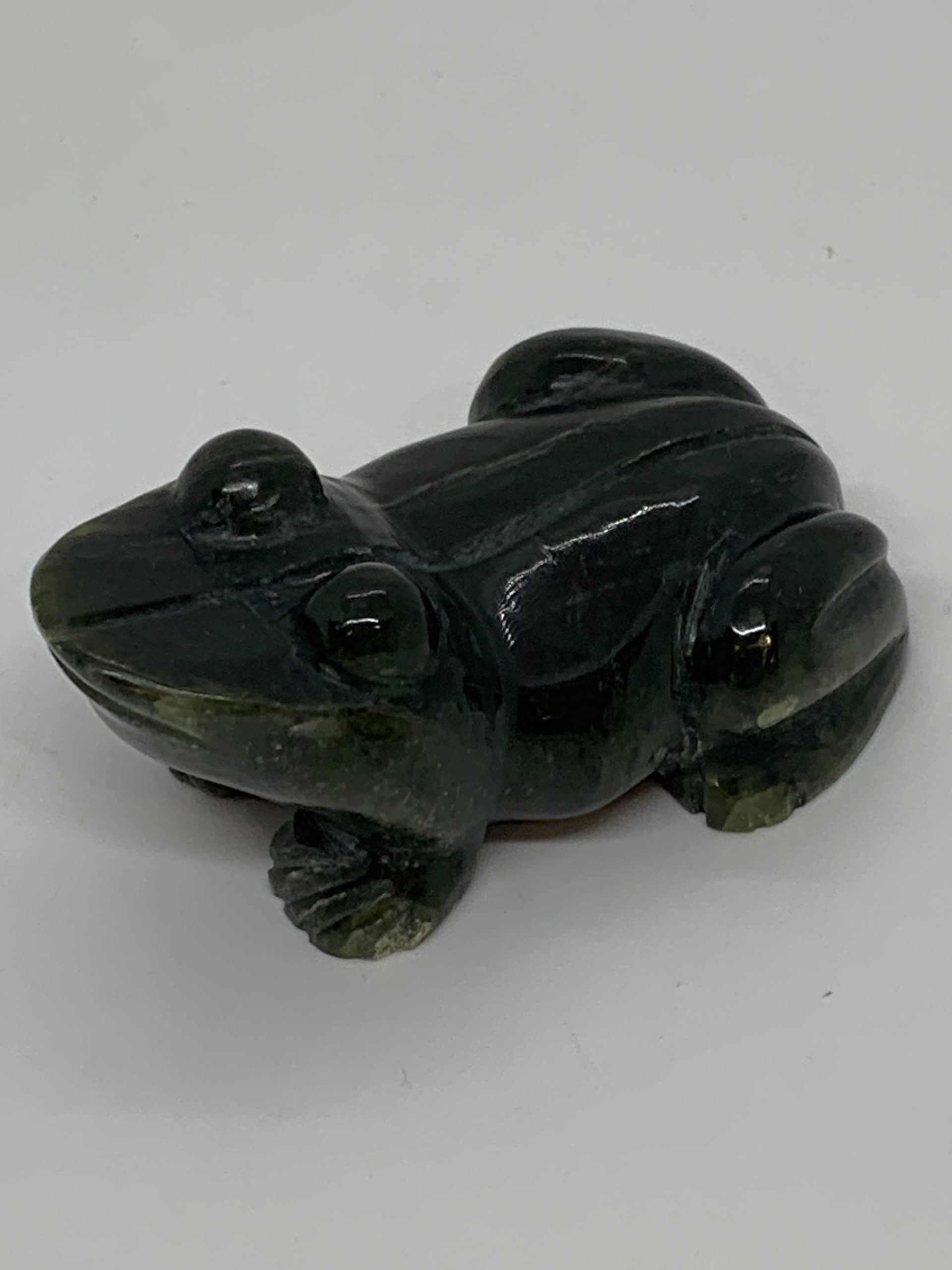Green Jade Frog 8cm - Vintage Keepsakes