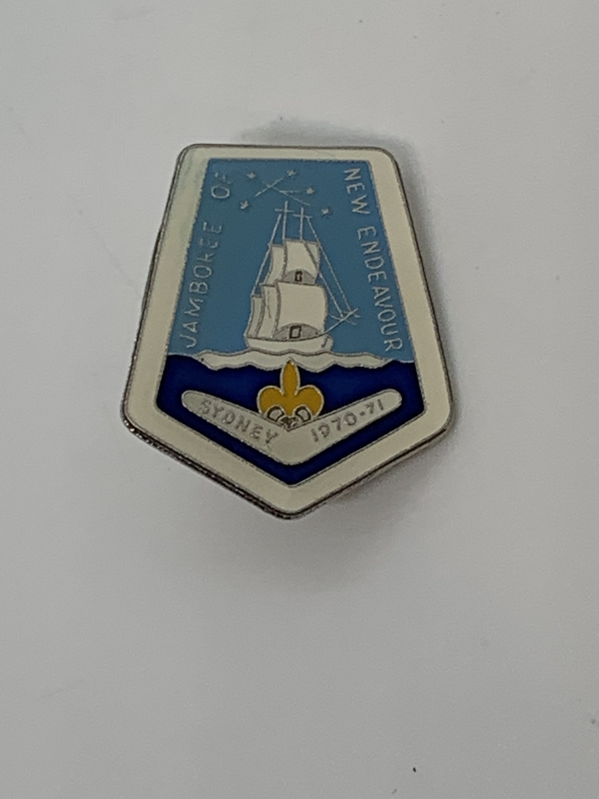 Scout Jamboree of New Endeavour Sydney 1970-1971 Pin Badge - Vintage ...