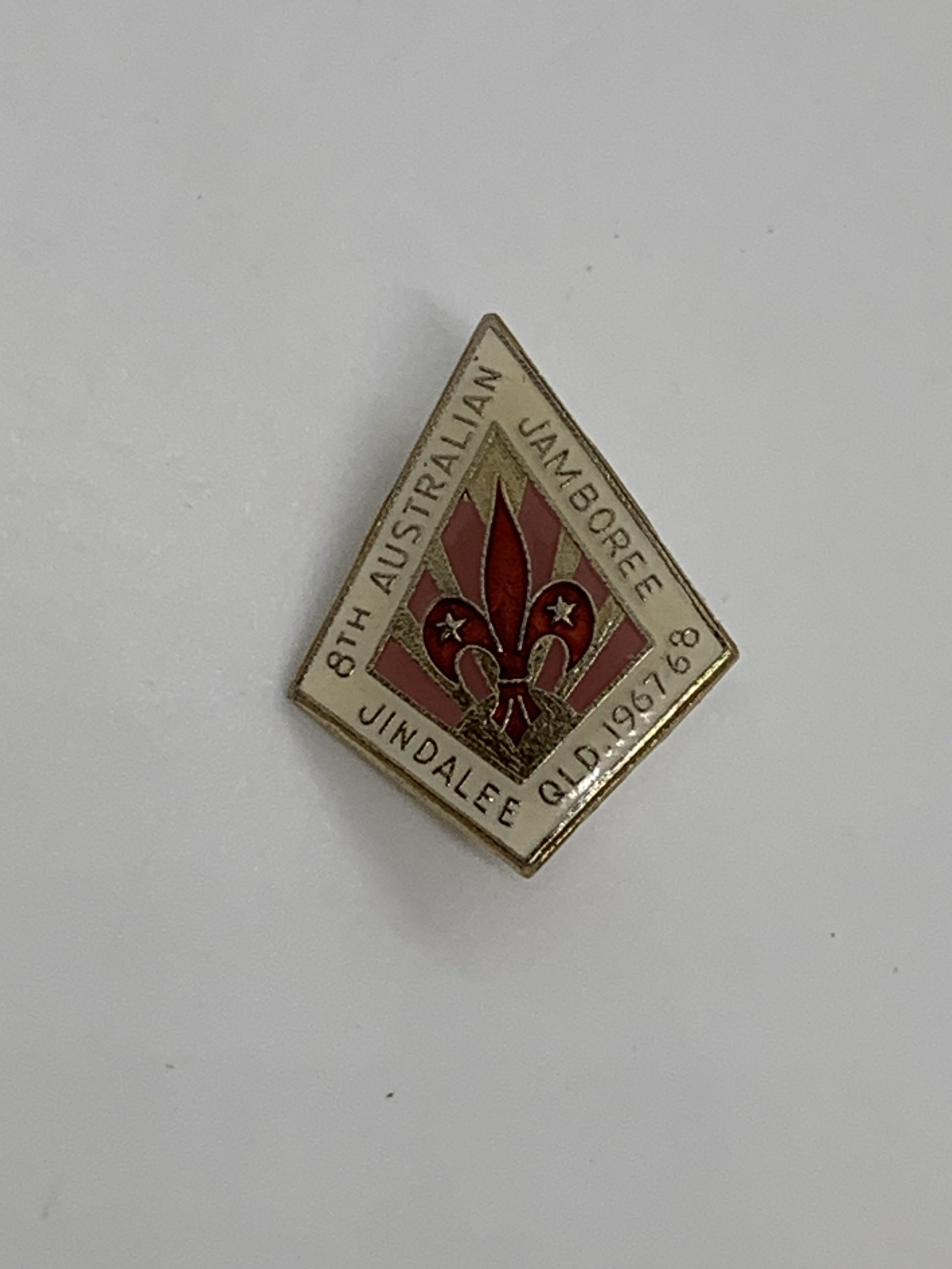 Eighth Australian Scout Jamboree Jindalee QLD 1967-68 Pin Hat Badge ...