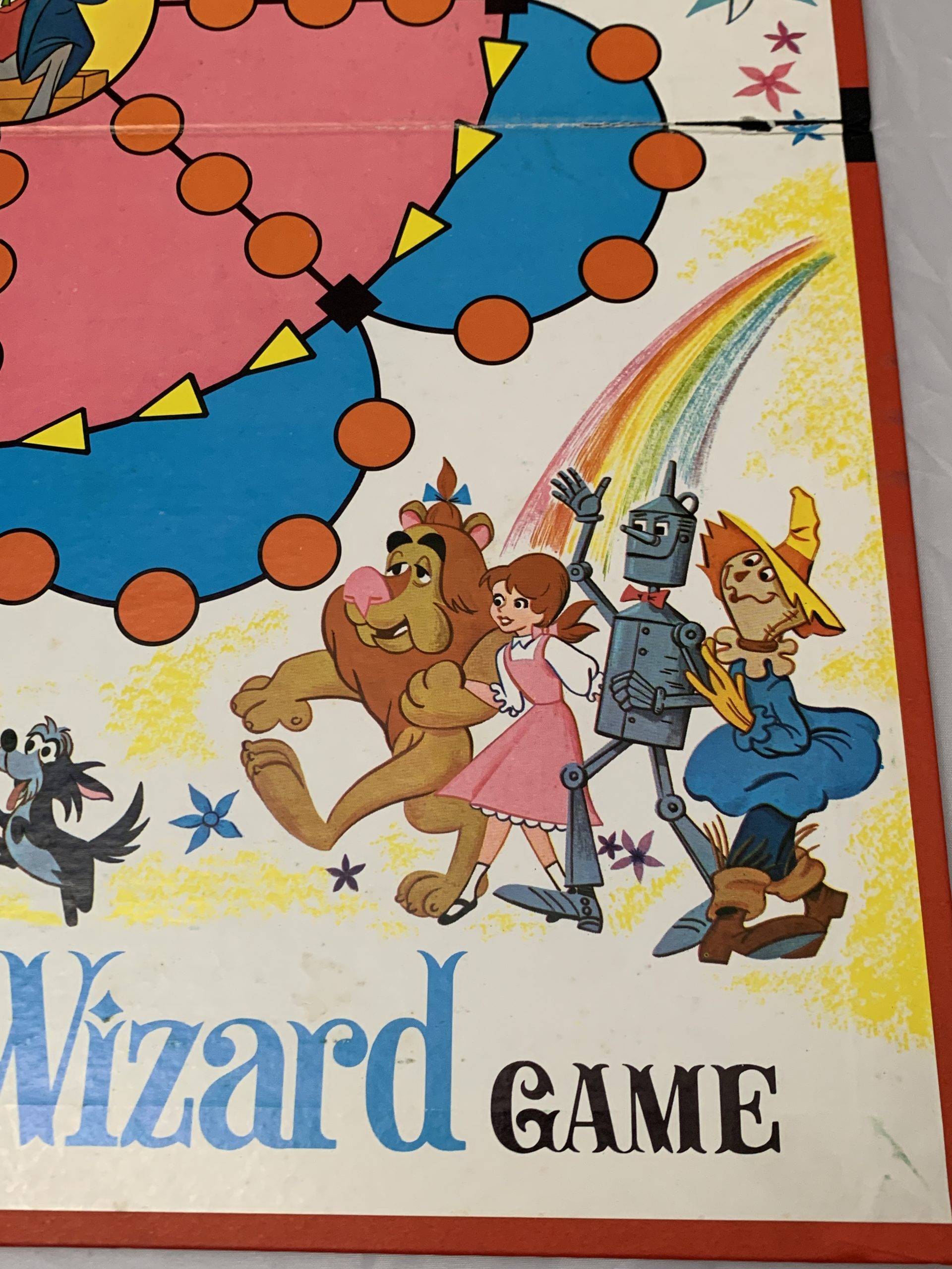 Vintage Off to See the Wizard Game Board (by Milton Bradley)- 1968 MGM ...
