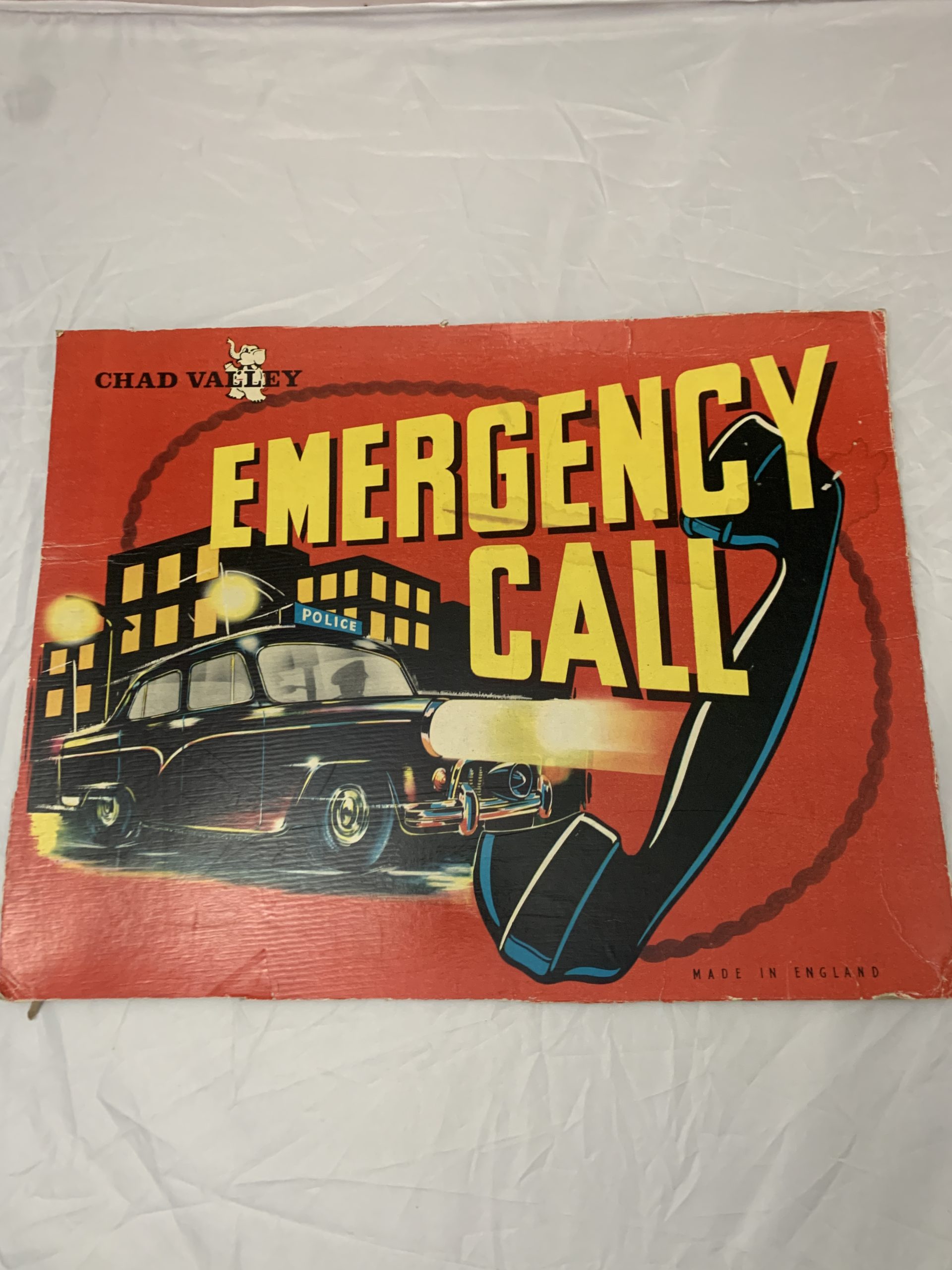 Vintage Emergency Call Board Game - by Chad Valley - Incomplete ...