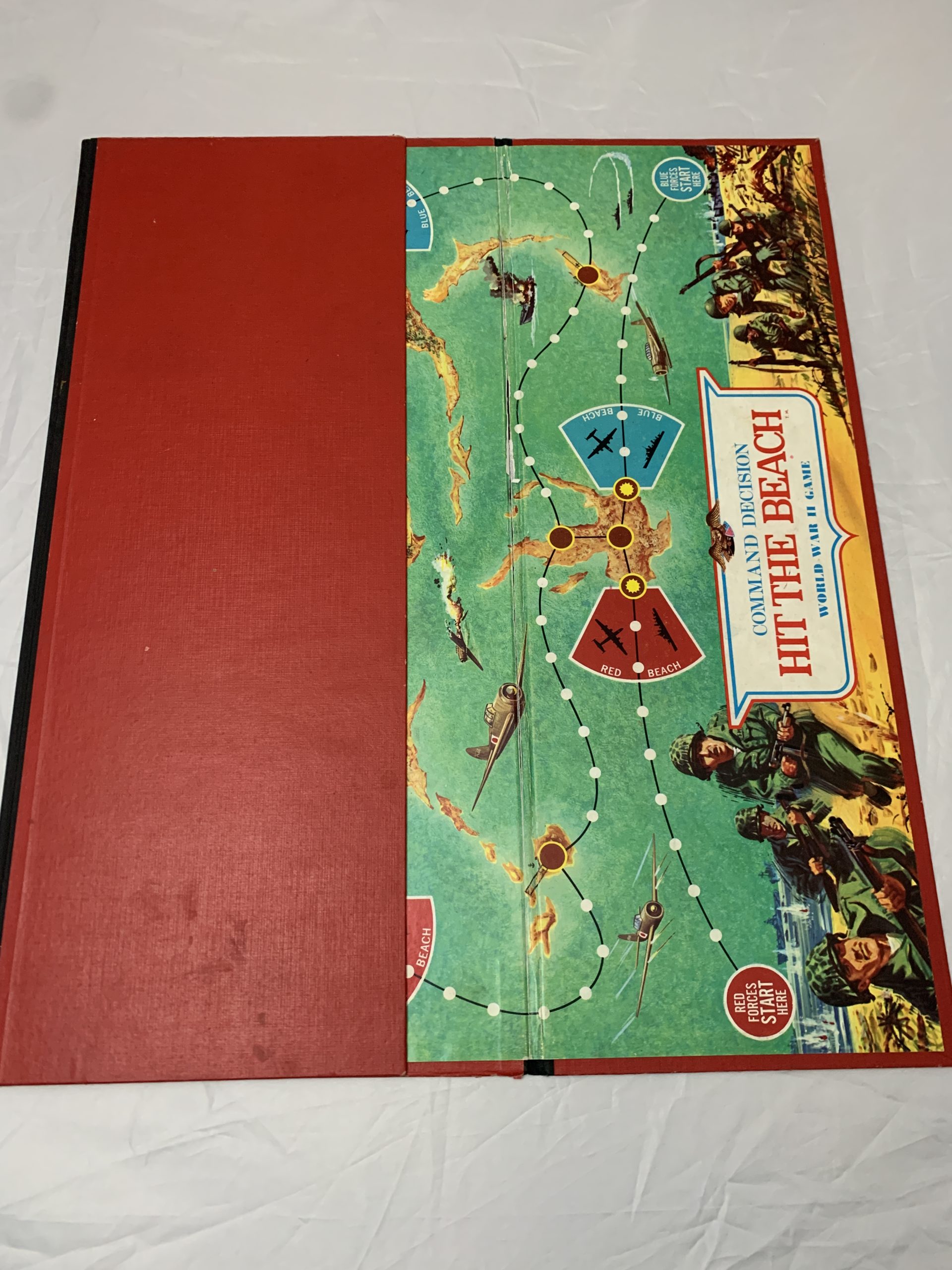 Vintage Command Decision - Hit the Beach - World War II Game - Tri Fold ...