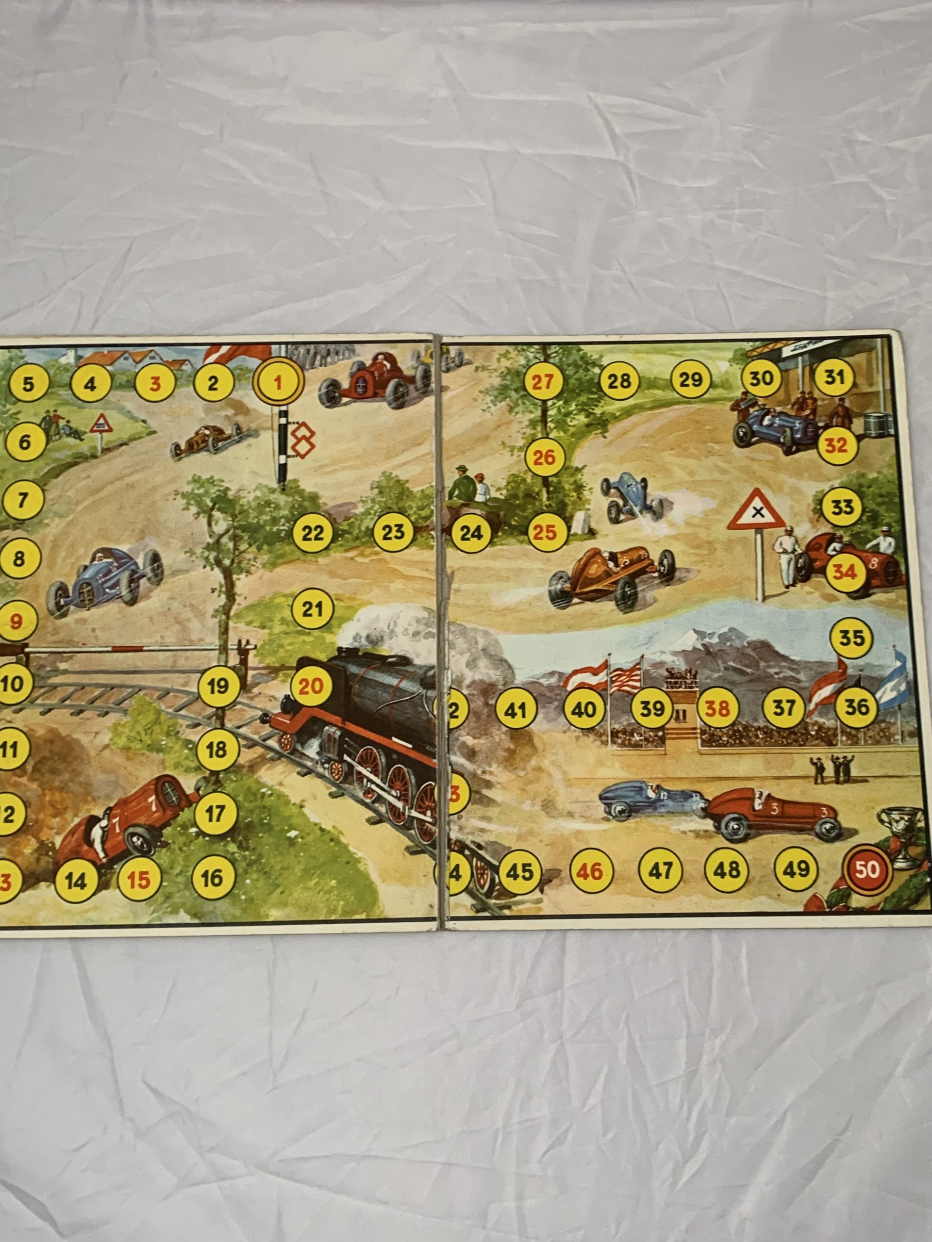 Antique Game Board Book - Mother Goose - Pit Stop - Boards Only ...